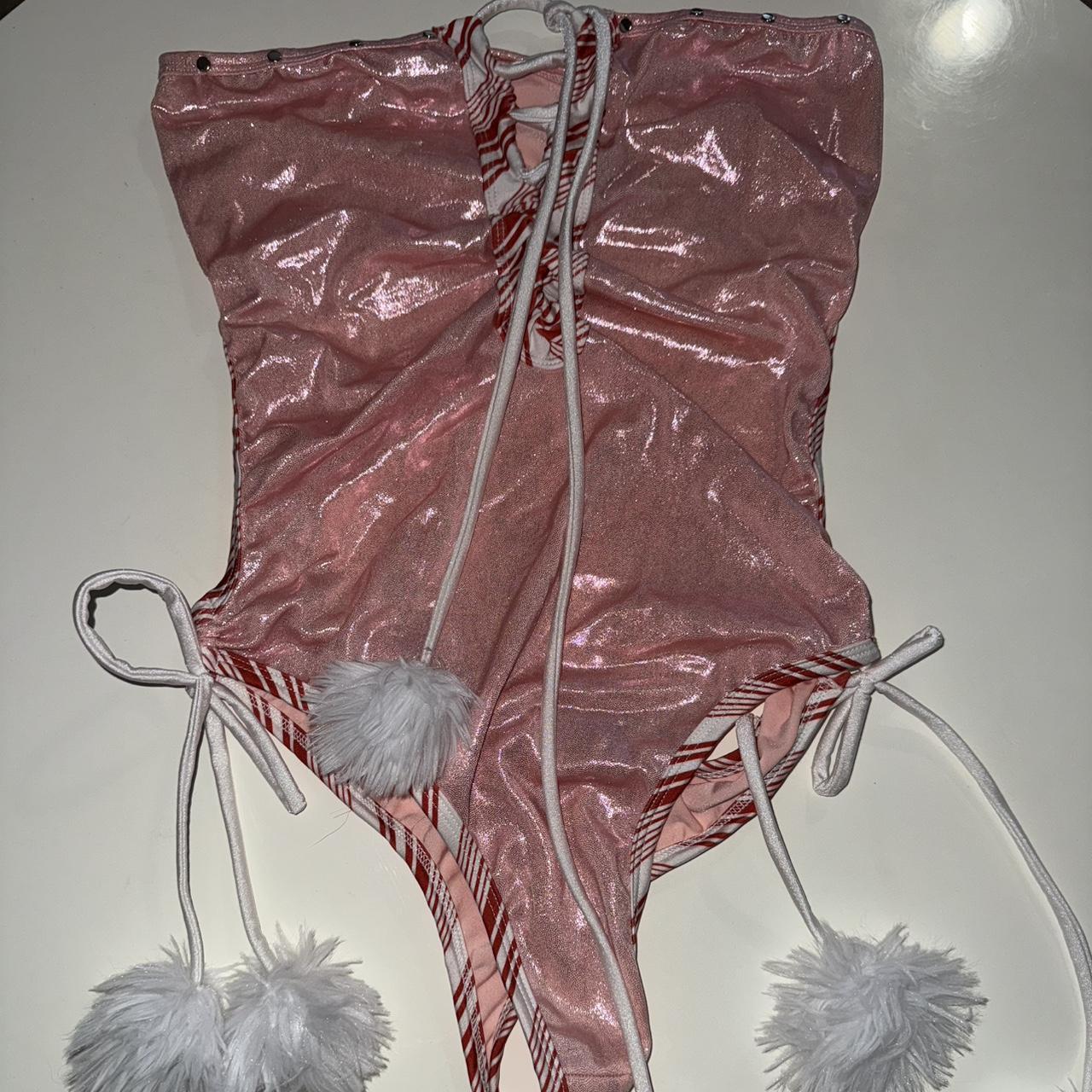 Rave dancer bodysuit Custom Christmas bodysuit Worn... | Depop