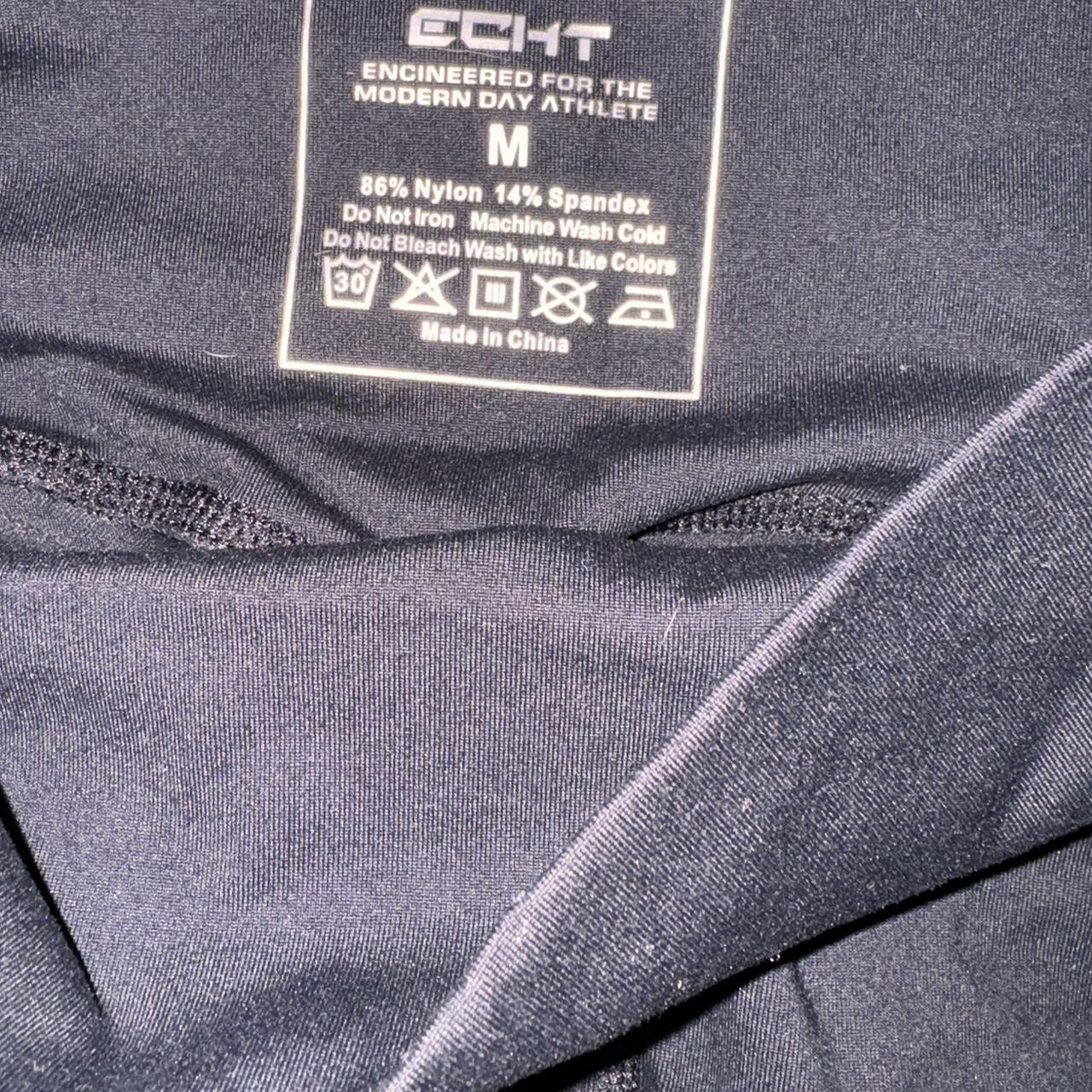 ECHT Black Scrunch Bum Bike Shorts - Depop