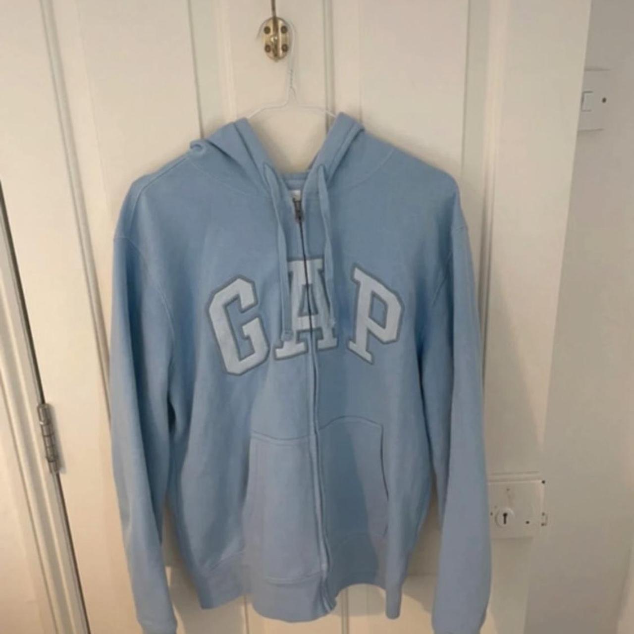 Blue GAP hoodie - Depop