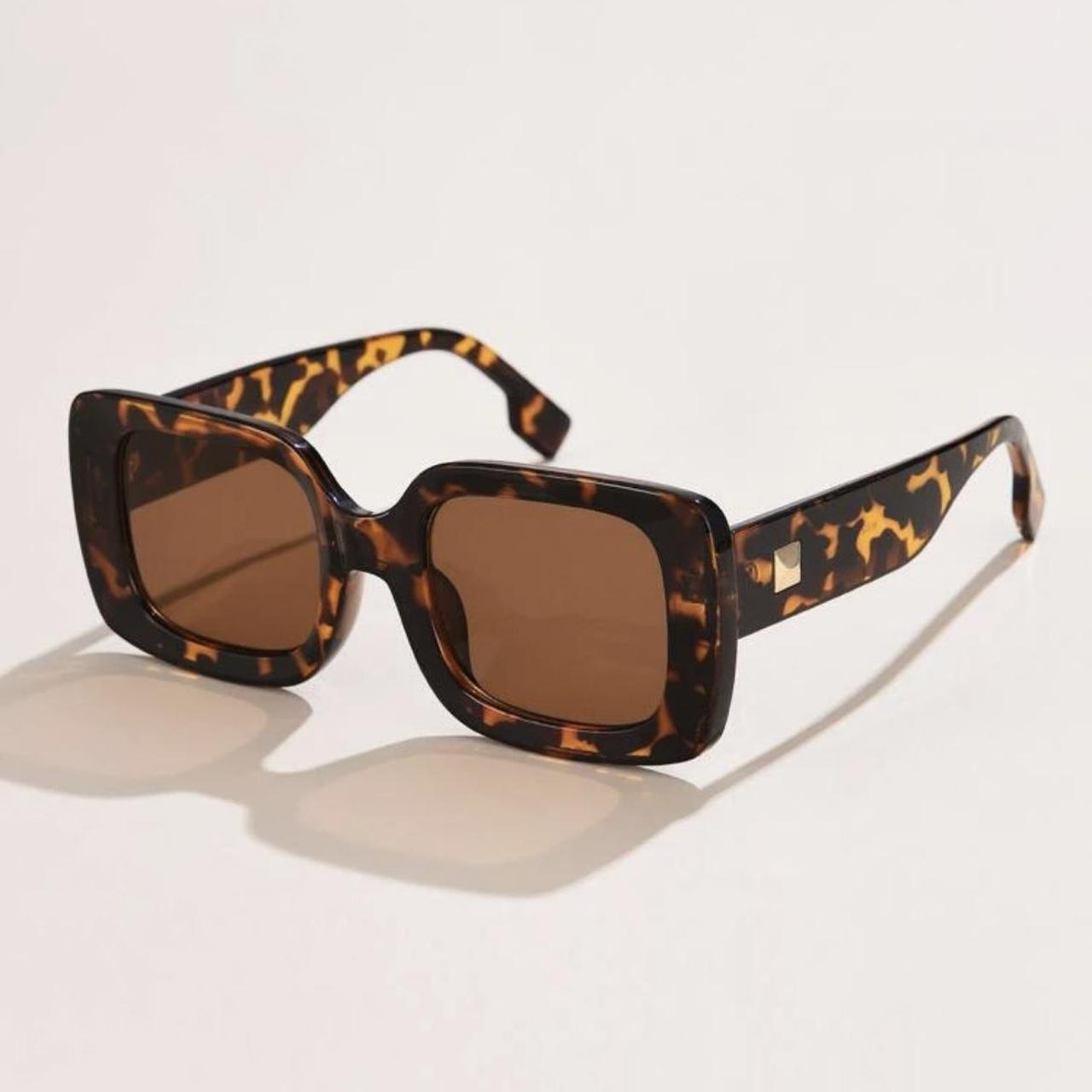 Turtle shell square frame... - Depop