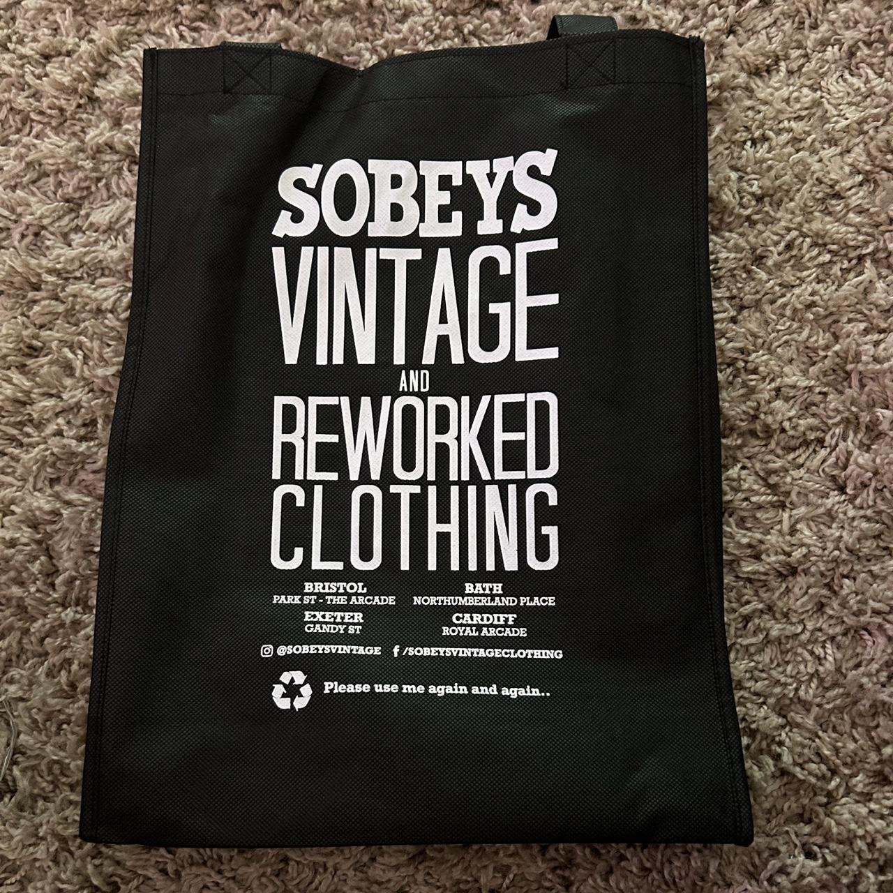 Sobeys Vintage & Reworked Clothing Tote Bag. Used... - Depop