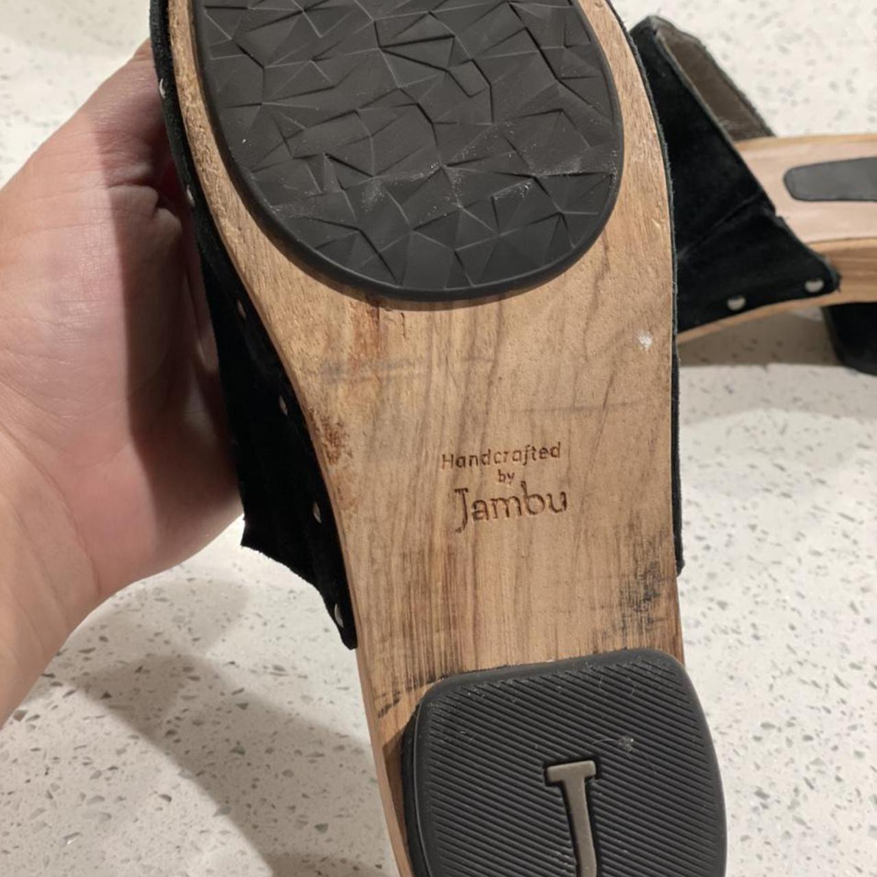 Black suede chunky clogs. 🖤 Size:7... | Depop