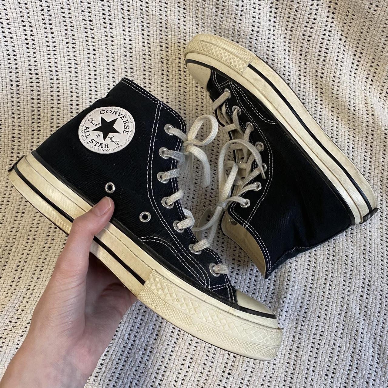 - Black Converse Chuck 70 Vintage Canvas - Women’s... - Depop