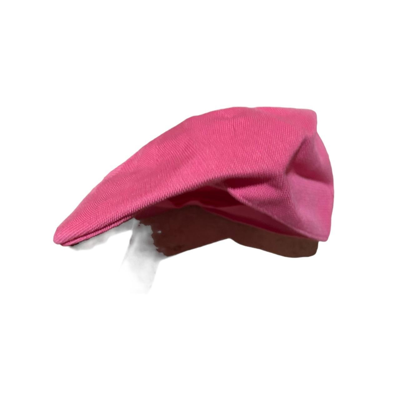 VINTAGE Pink flat cap 00’s 90’s Canvas material... - Depop