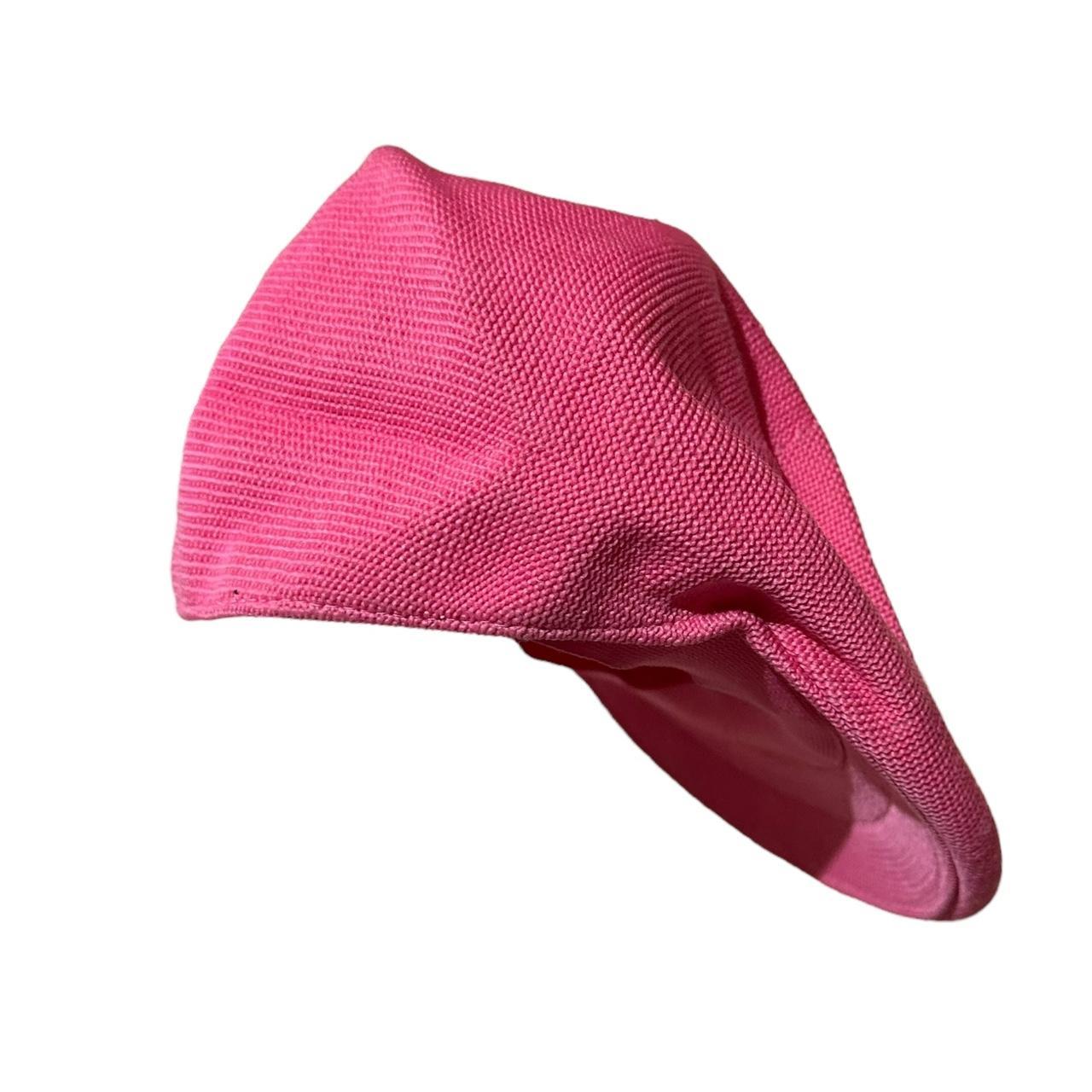 VINTAGE Pink flat cap 00’s 90’s Canvas material... - Depop