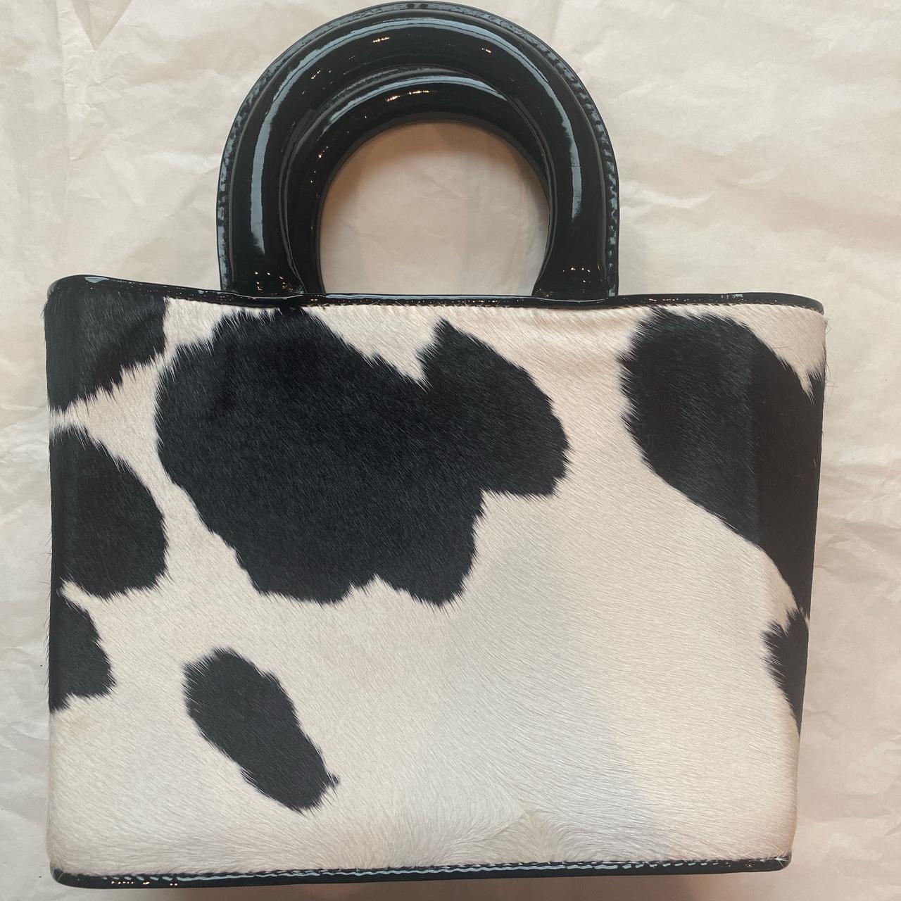 Staud cow print Nic bag. Used a few times. Great... - Depop