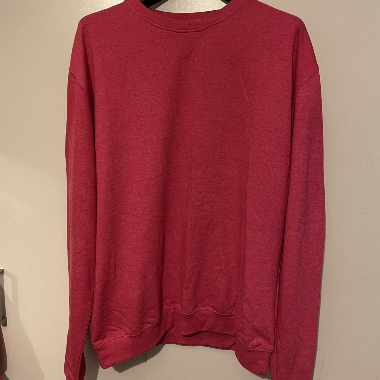 Mens brand new pink xxL sweatshirt, gold jumper - Depop