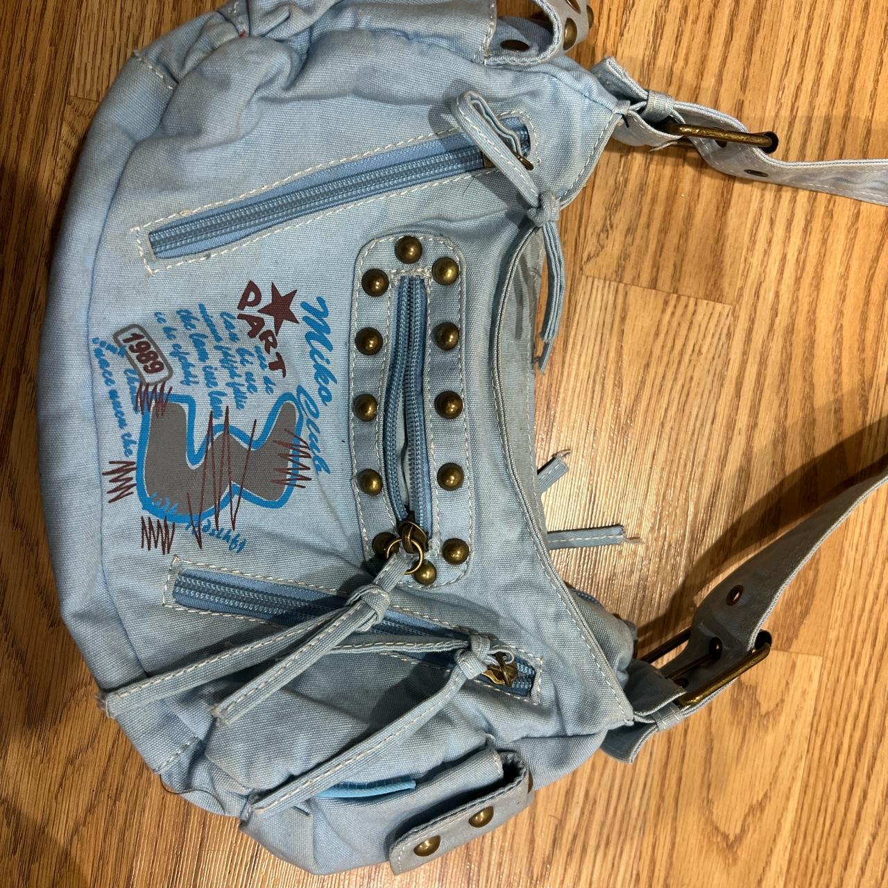 Super cute baby blue cargo purse. Brand is Mika... - Depop