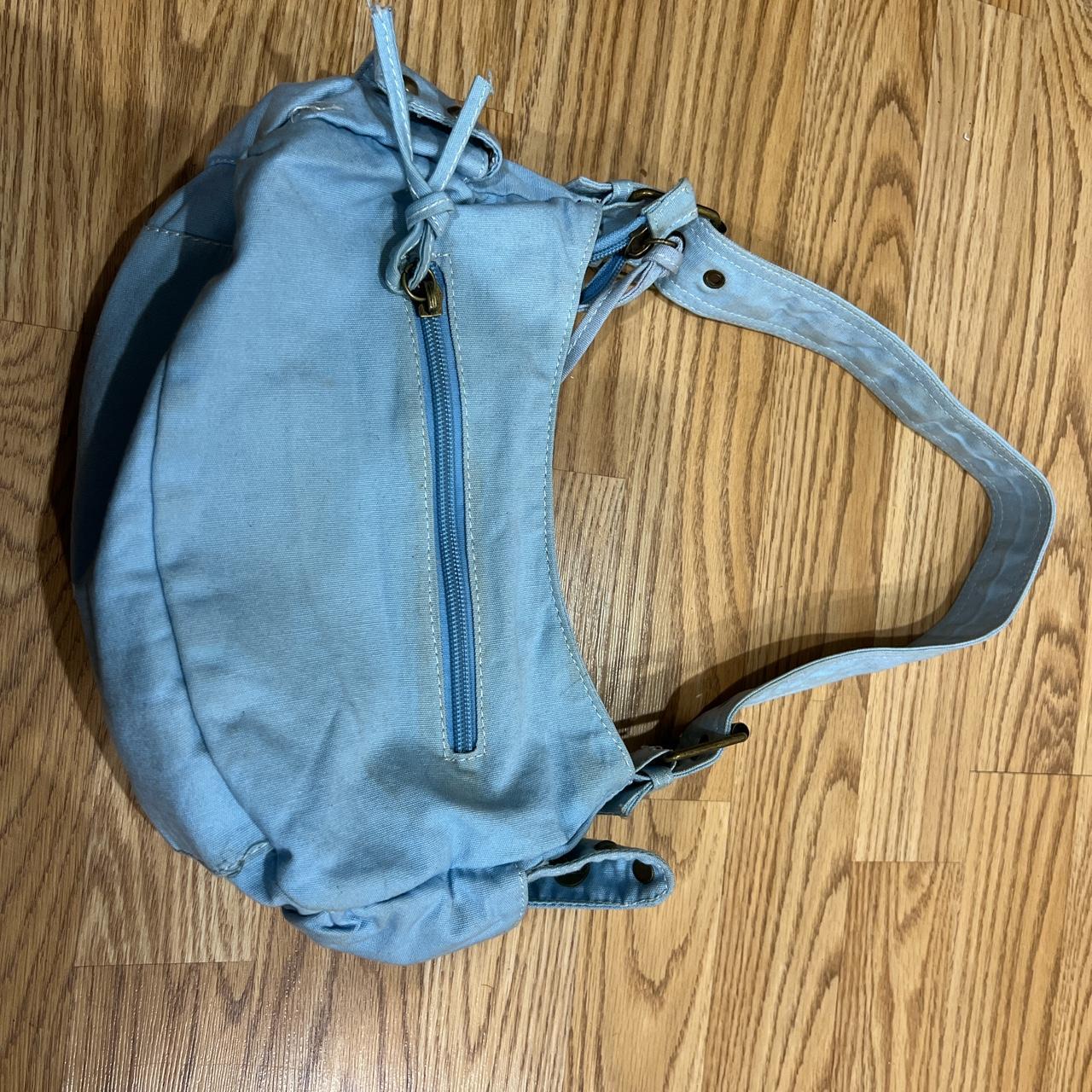 Super cute baby blue cargo purse. Brand is Mika... - Depop
