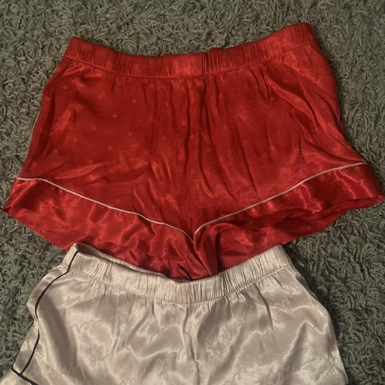 VICTORIAS SECRET red sleep wear shorts ️ •i can post... - Depop