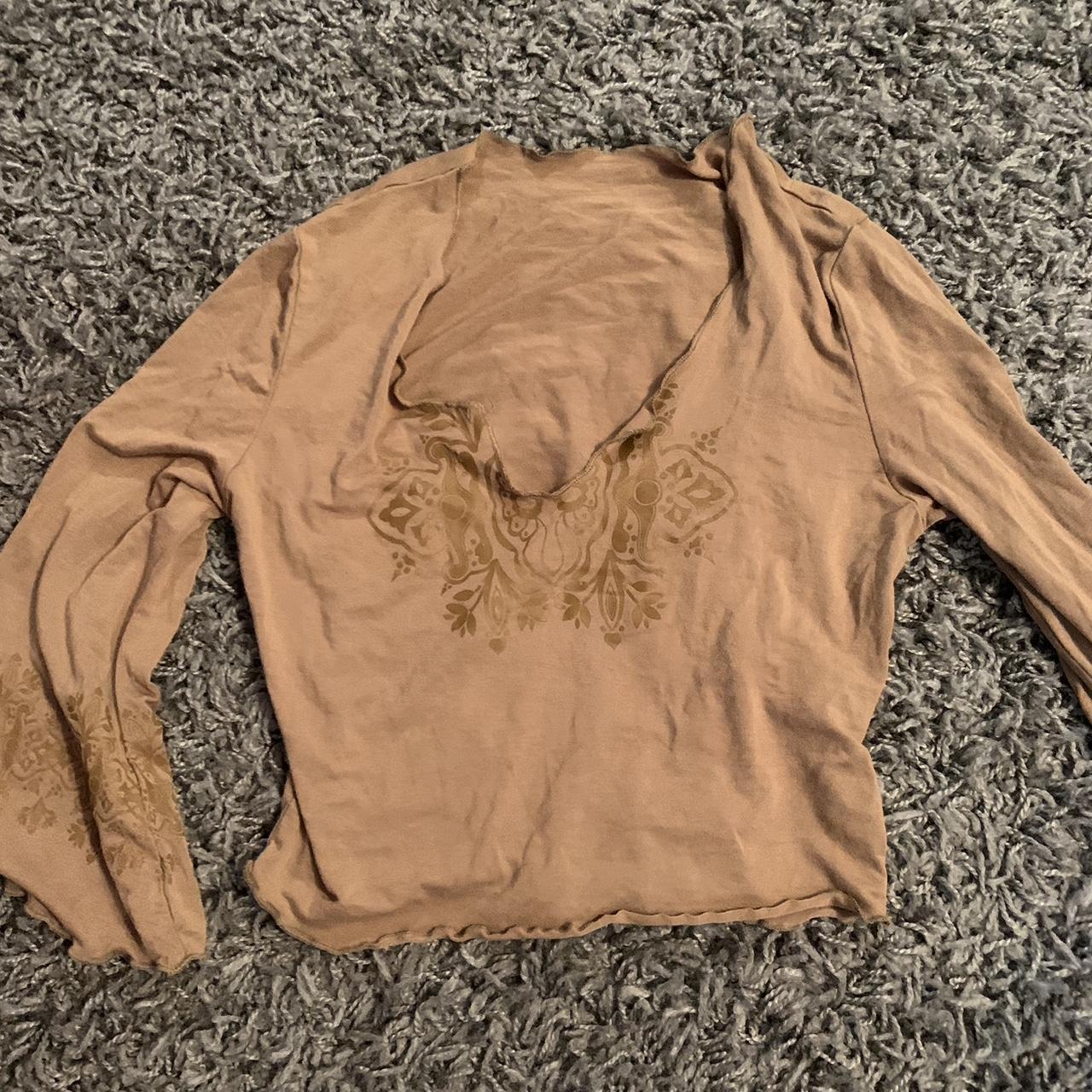 cutest tan cottage core top 💛🤎 only worn once one... - Depop