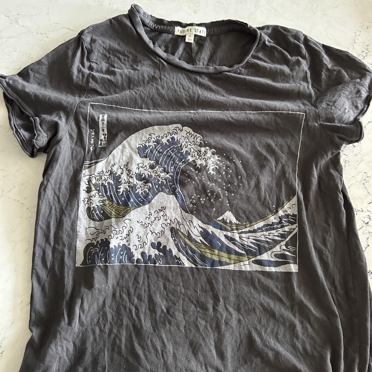 Urban Outfitters great wave t-shirt - Depop