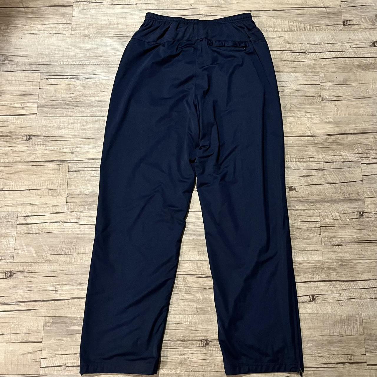 Vintage Nike Navy Blue Track Pants - Depop