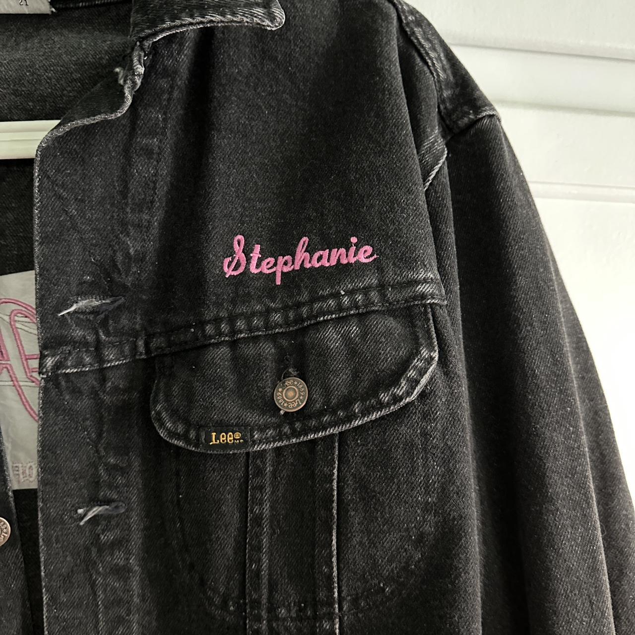 Lee Jean Jacket nicely worn black vintage jean... - Depop