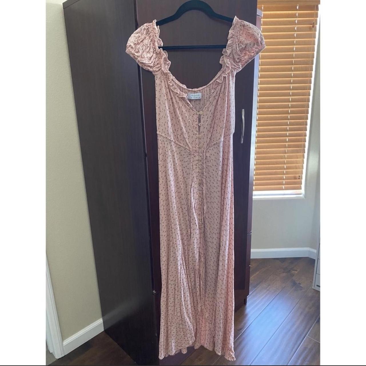 Auguste the Label Floral Maxi Light pink dainty... - Depop