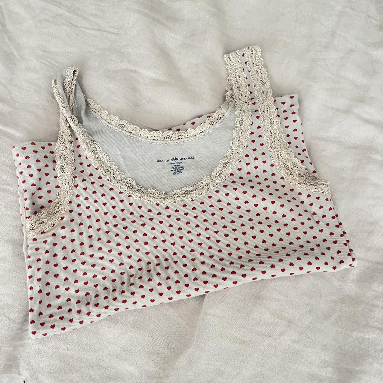 Brandy heart tank! I accidentally dyed this a light... - Depop