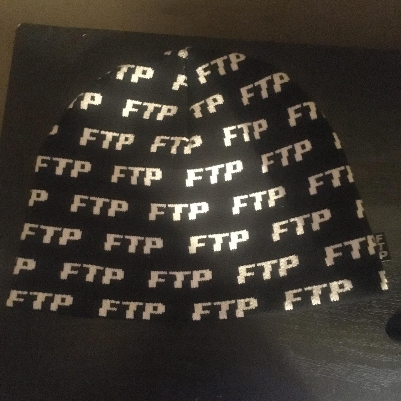 FTP all over print beanie - Depop