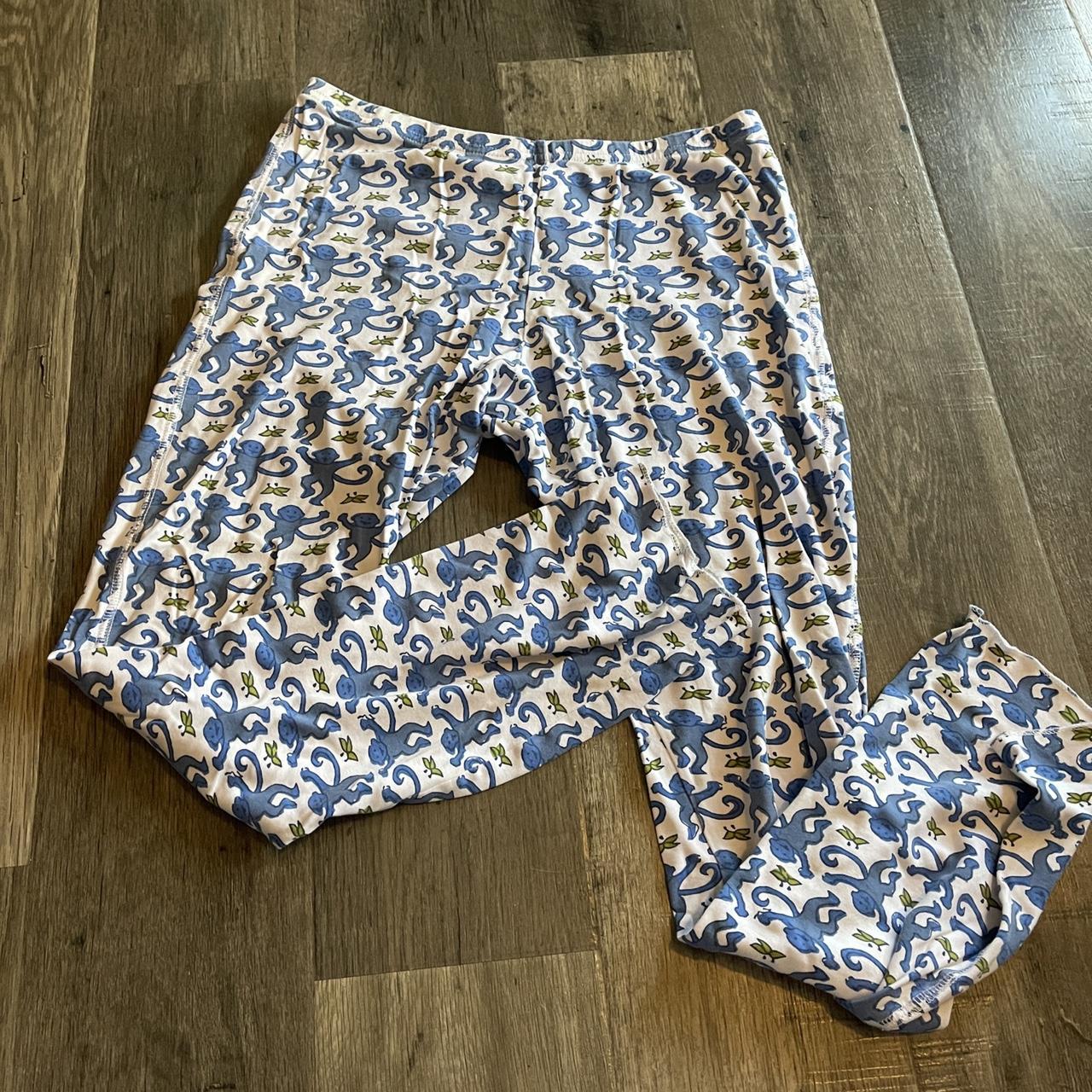 Roller Rabbit Women's Blue Pajamas | Depop