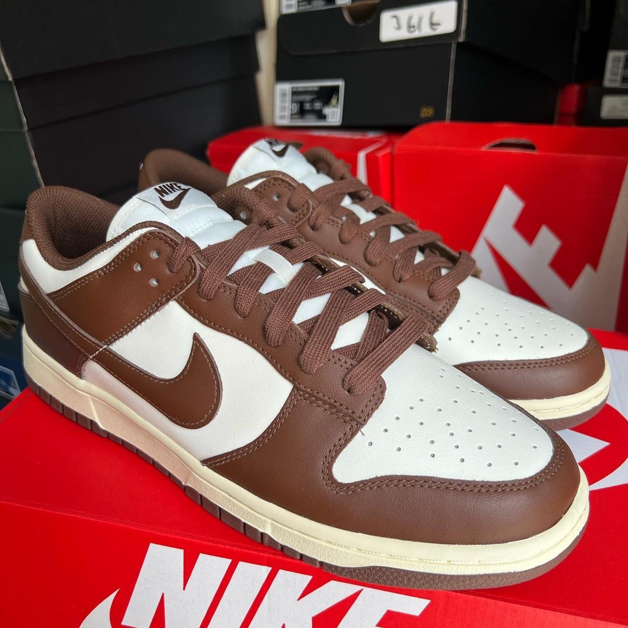 NIKE DUNK LOW MOCHA SAIL HEMP BEIGE BROWN DUNK... - Depop