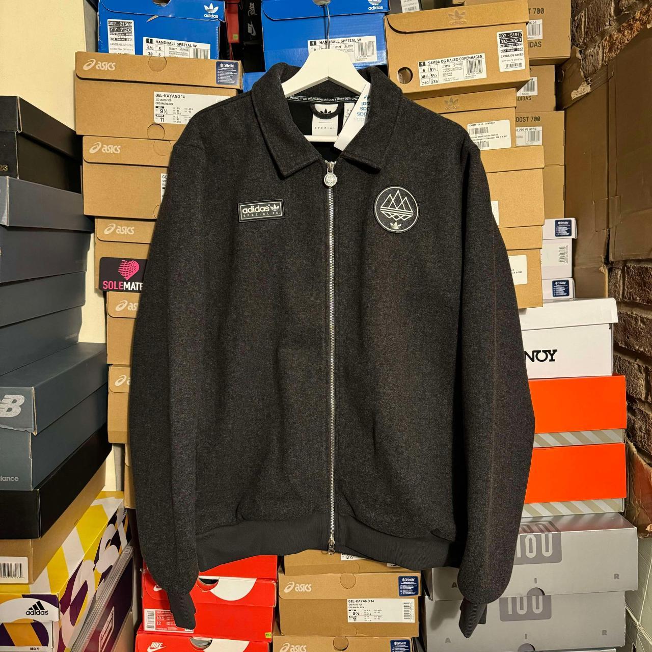 Adidas Spezial SPZL FC TRACK JACKET Jacket Grey Dark... - Depop