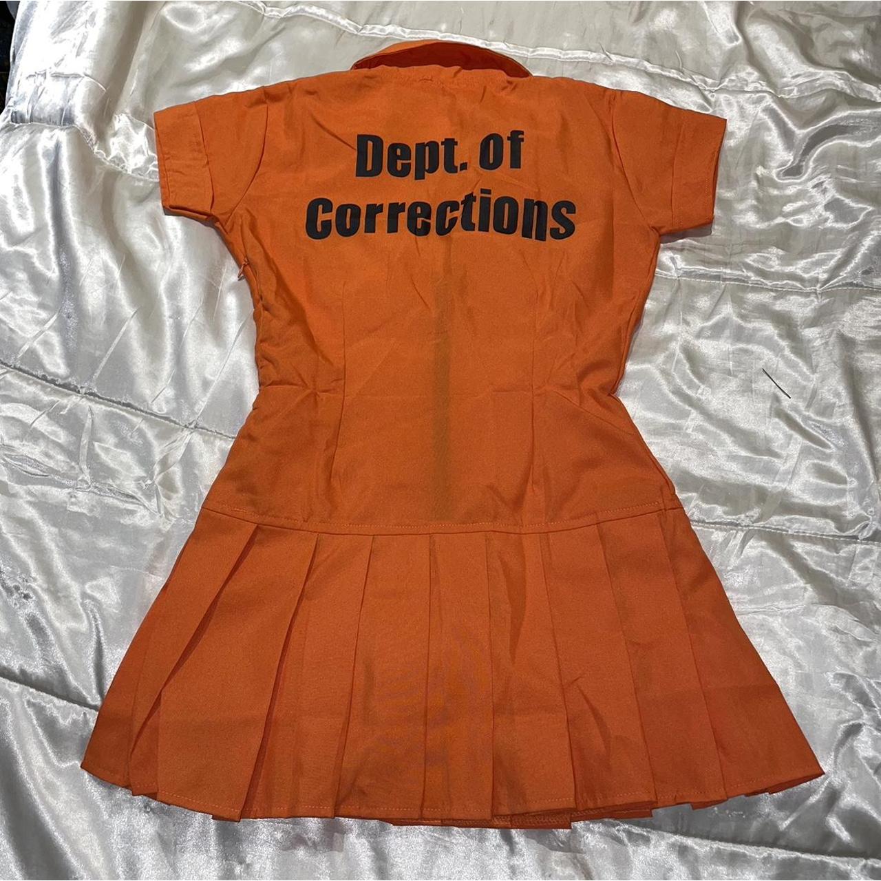 Flirty Felon Halloween Costume size small (2-4)... - Depop