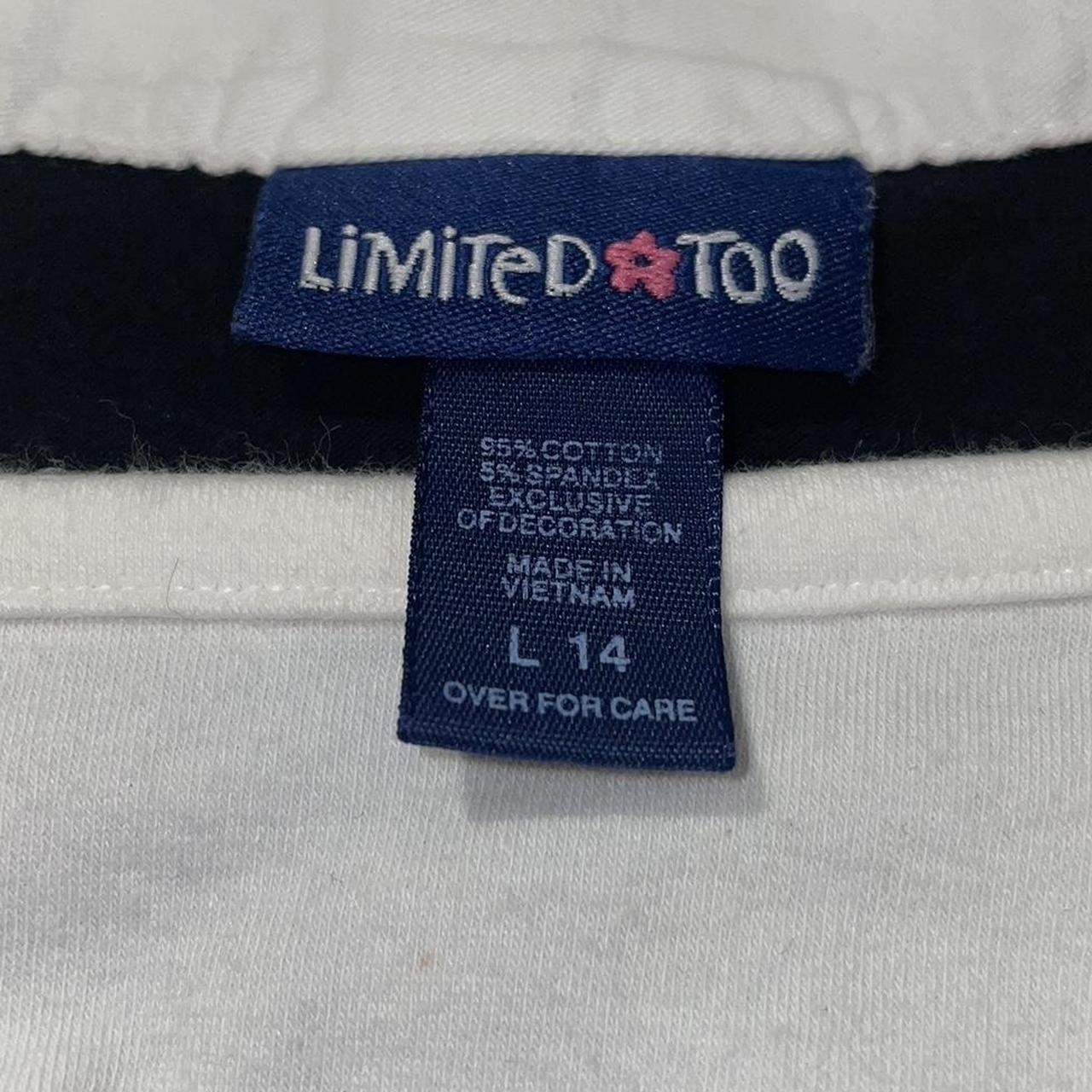 Limited Too rugby polo style collared top with built... - Depop