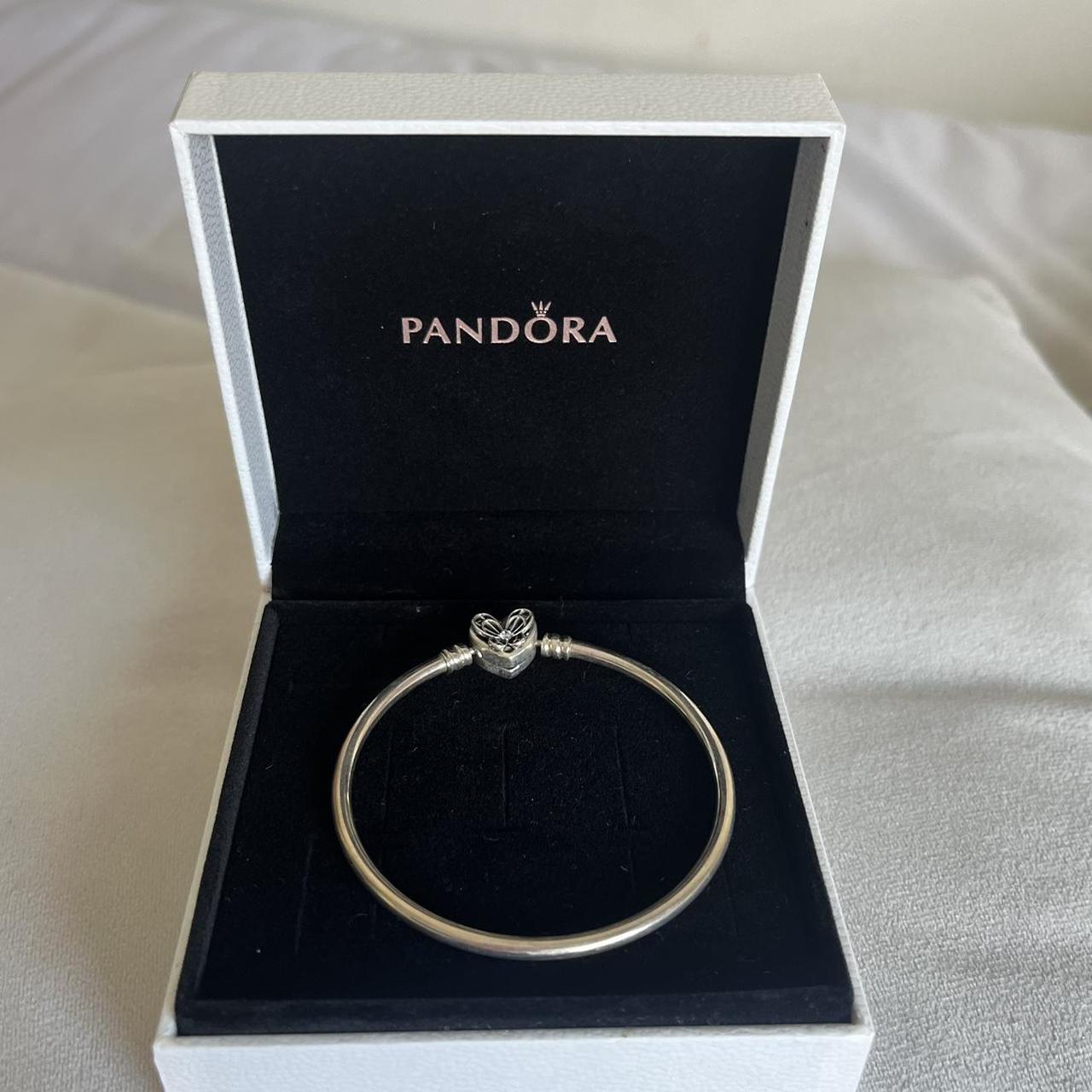 Pandora Moments Heart & Butterfly Bangle - Depop