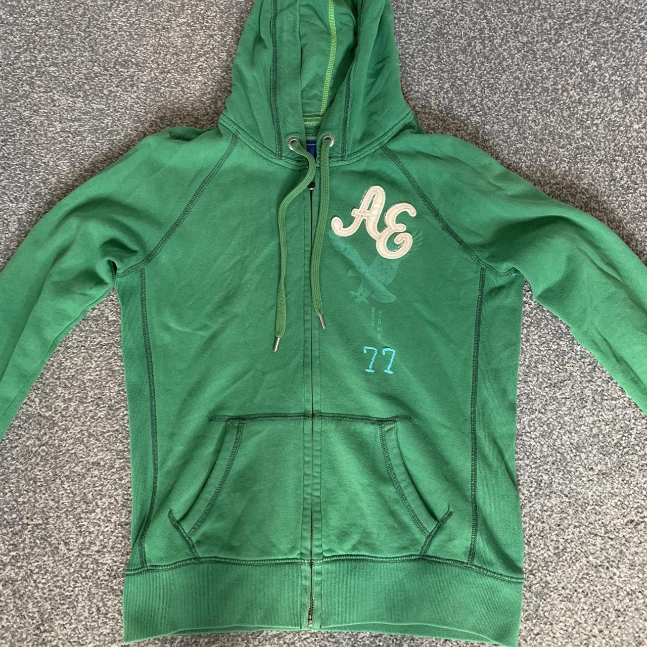 American eagle outfitters zip up hoodie Great... - Depop