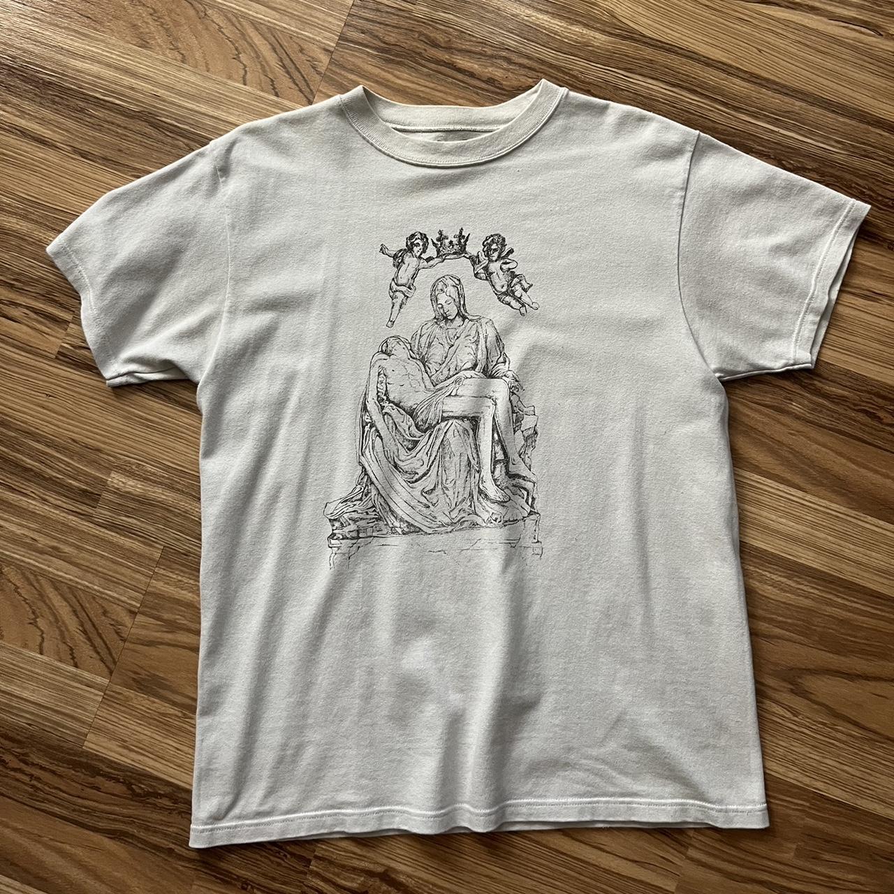 brandy melville oversized mary jesus shirt one size - Depop