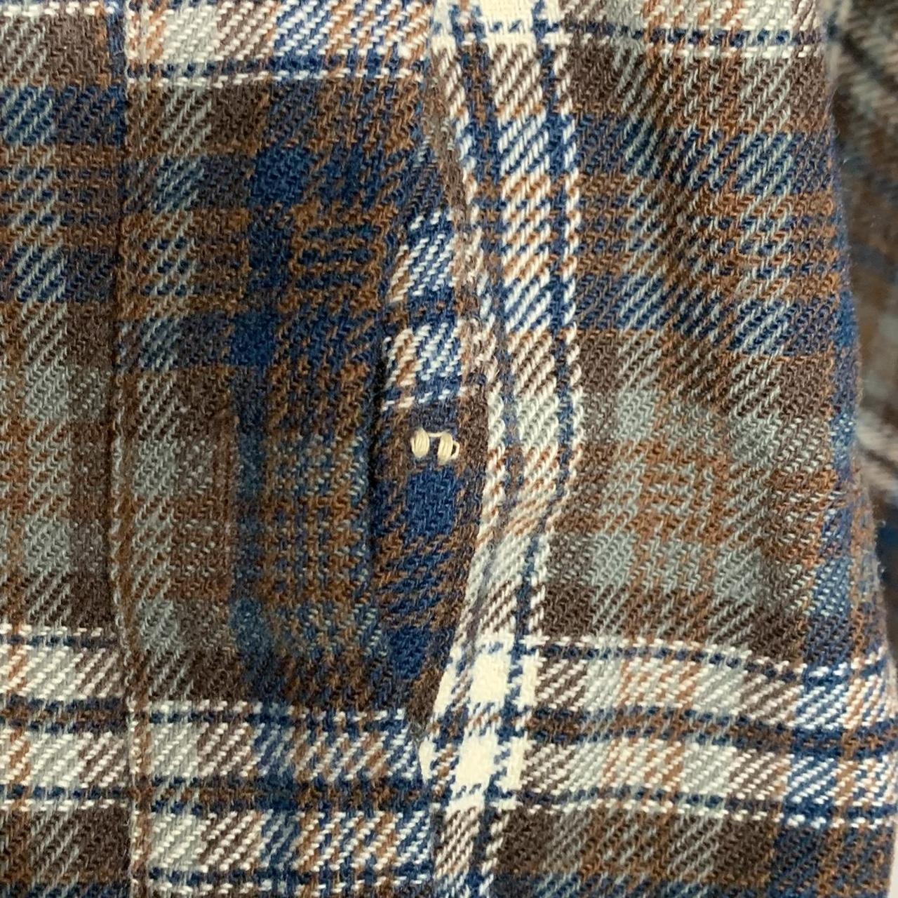 Vintage 70s Lobo by Pendleton Virgin Wool Brown... - Depop