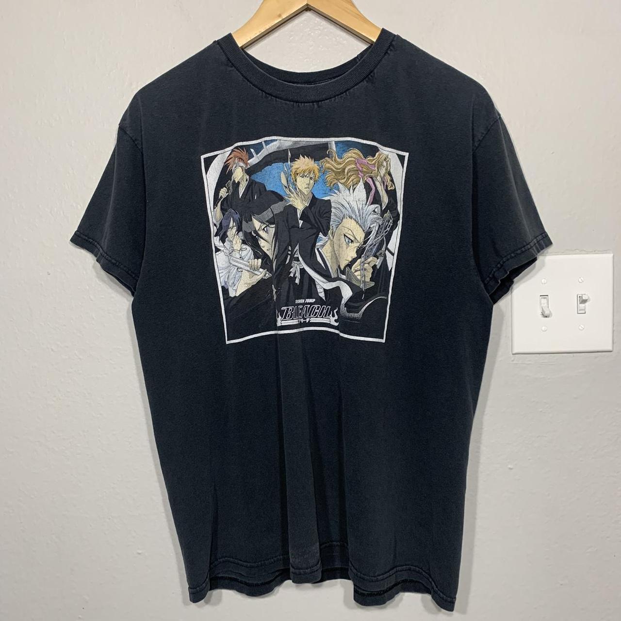 Bleach Shonen Jump Anime Black Graphic Tee A few... - Depop