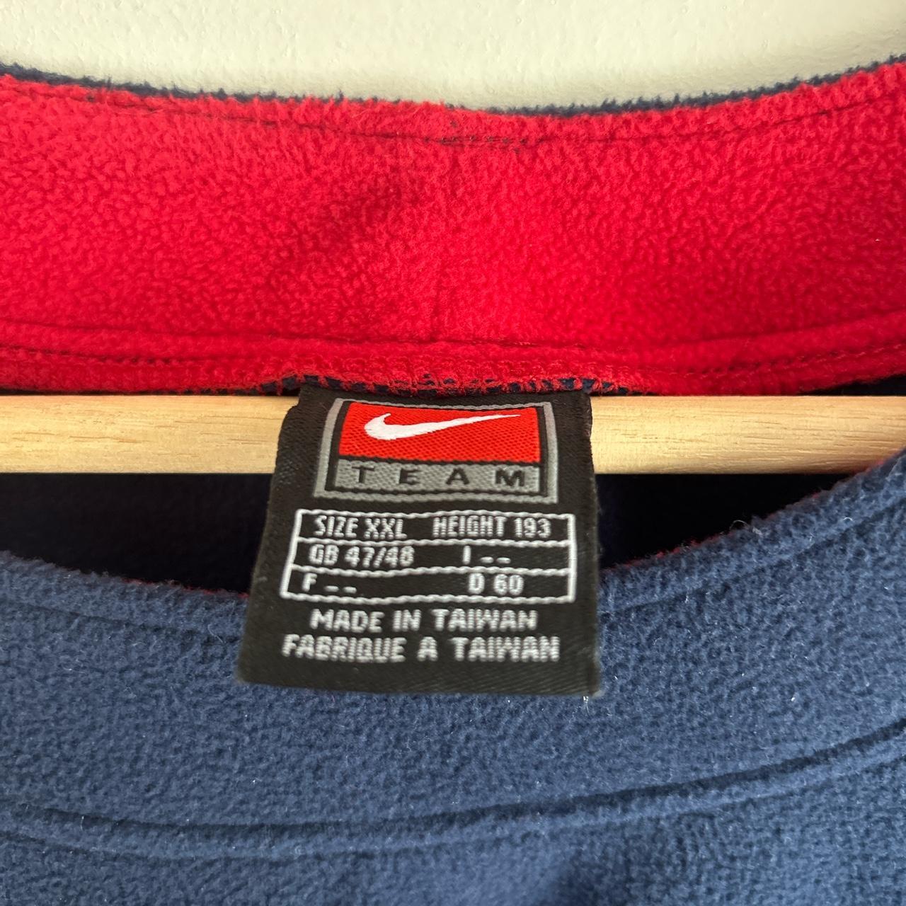 Vintage England Nike Rugby 2001 Player Issue Fleece... - Depop