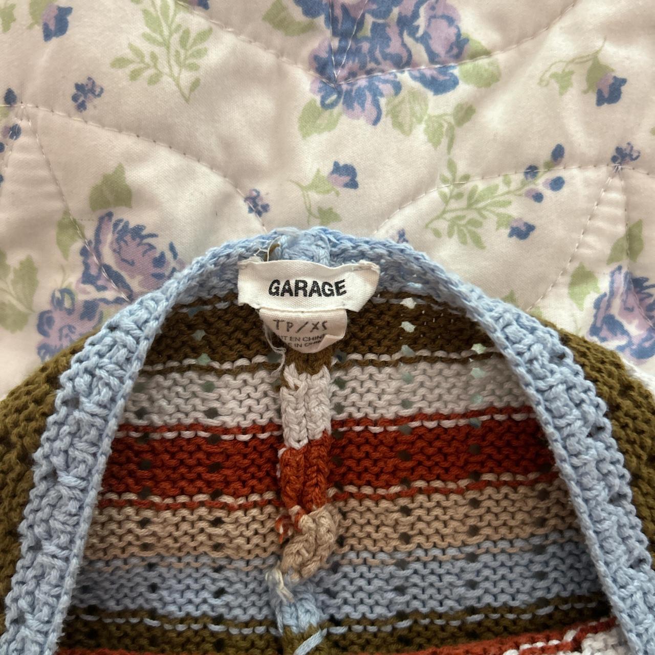 Crochet halter top w tie Runs larger (S/M) w small... - Depop