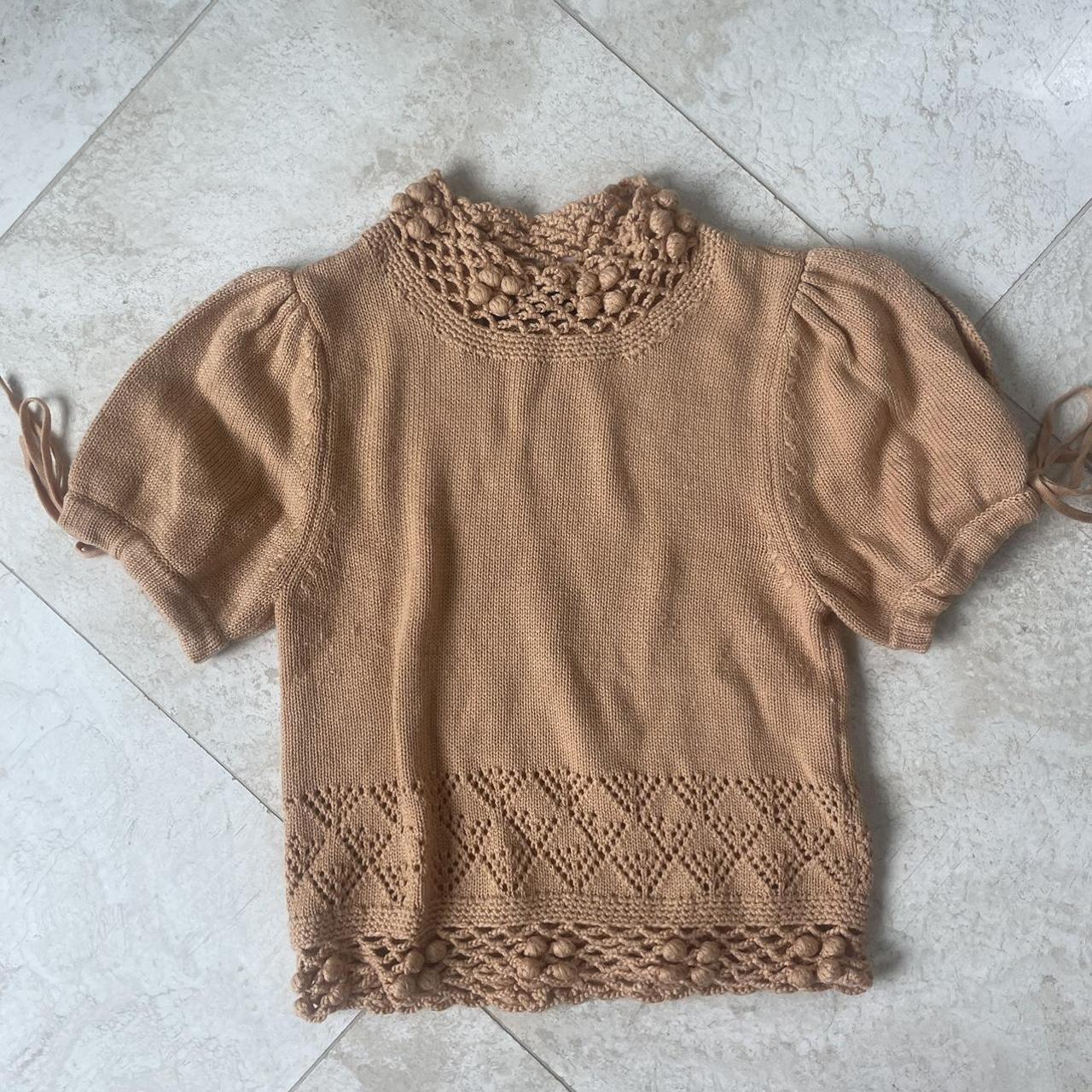 House of Harlow x Revolve knitted short sleeve... - Depop