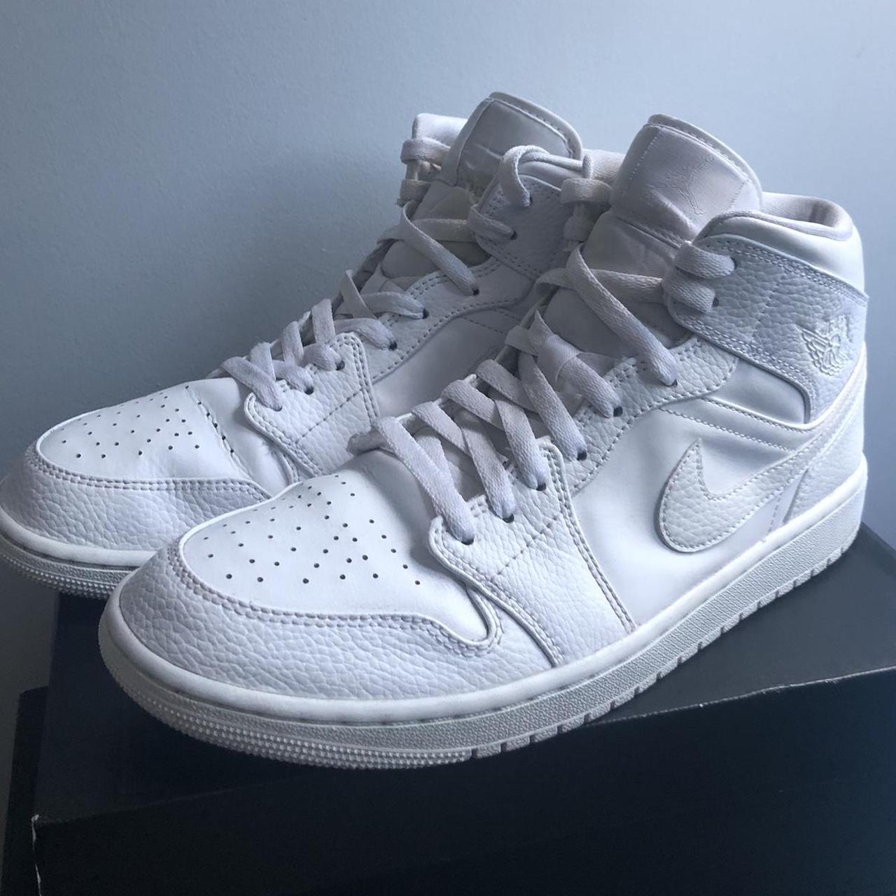 Nike Air Jordan 1 ‘Triple White’ Size UK 10.5 / UK... - Depop