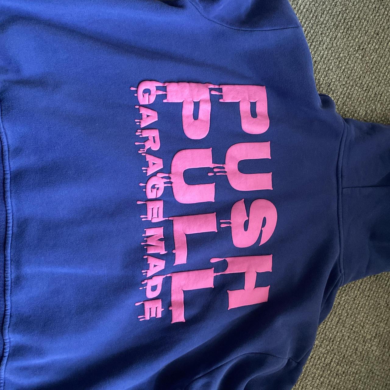 SELLING PUSH PULL- BLUE AND PINK SOLD OUT SIZE S/M... - Depop