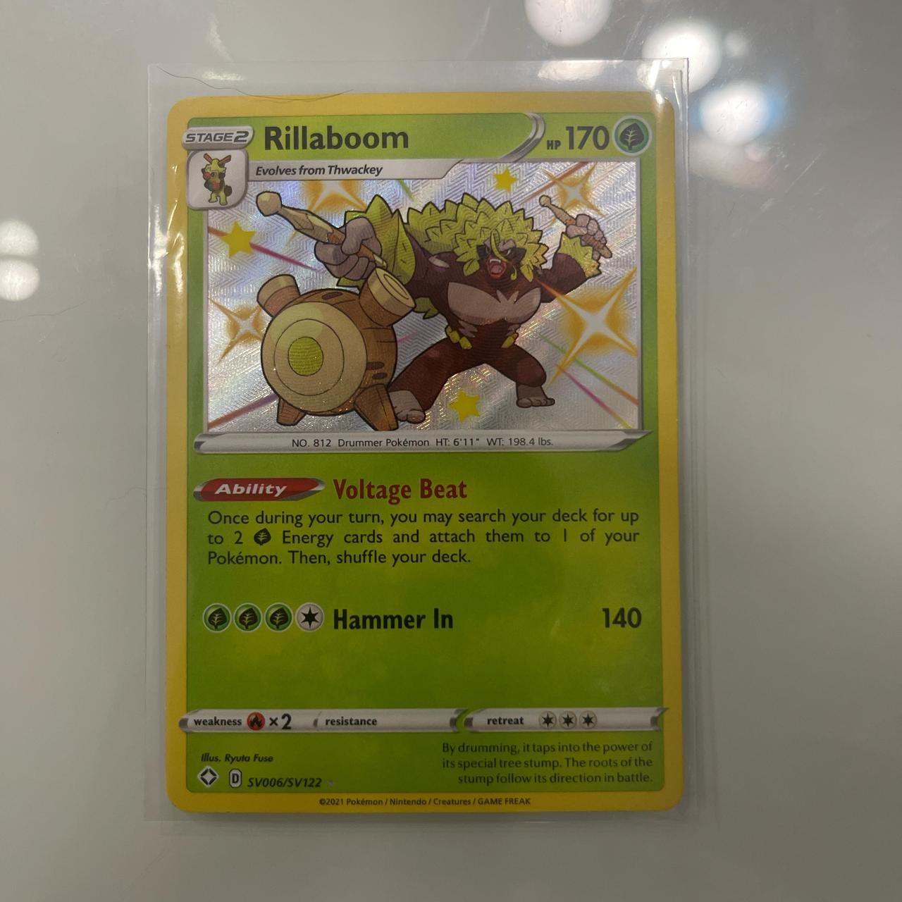 Pokémon Trading Card Game Rillaboom #200 - 2021... | Depop