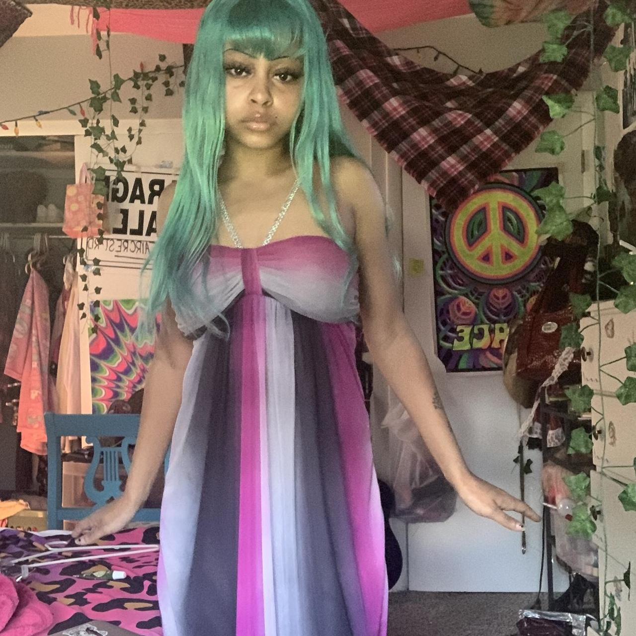 ⭐️ y2k party dress ⭐️ *can fit a small :) #y2k... - Depop