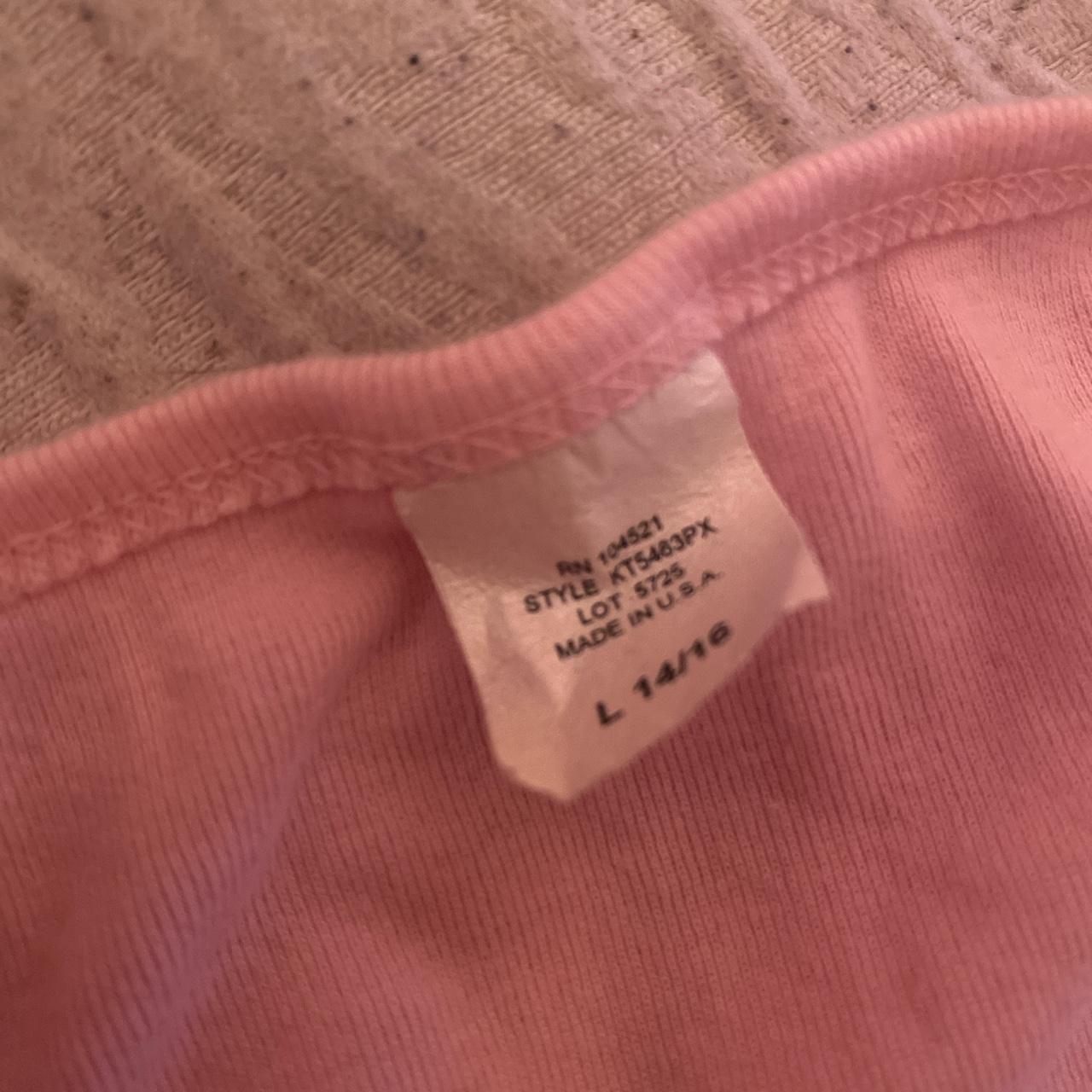 pink tank top ♡ ruffled bottom ♡ cute... - Depop