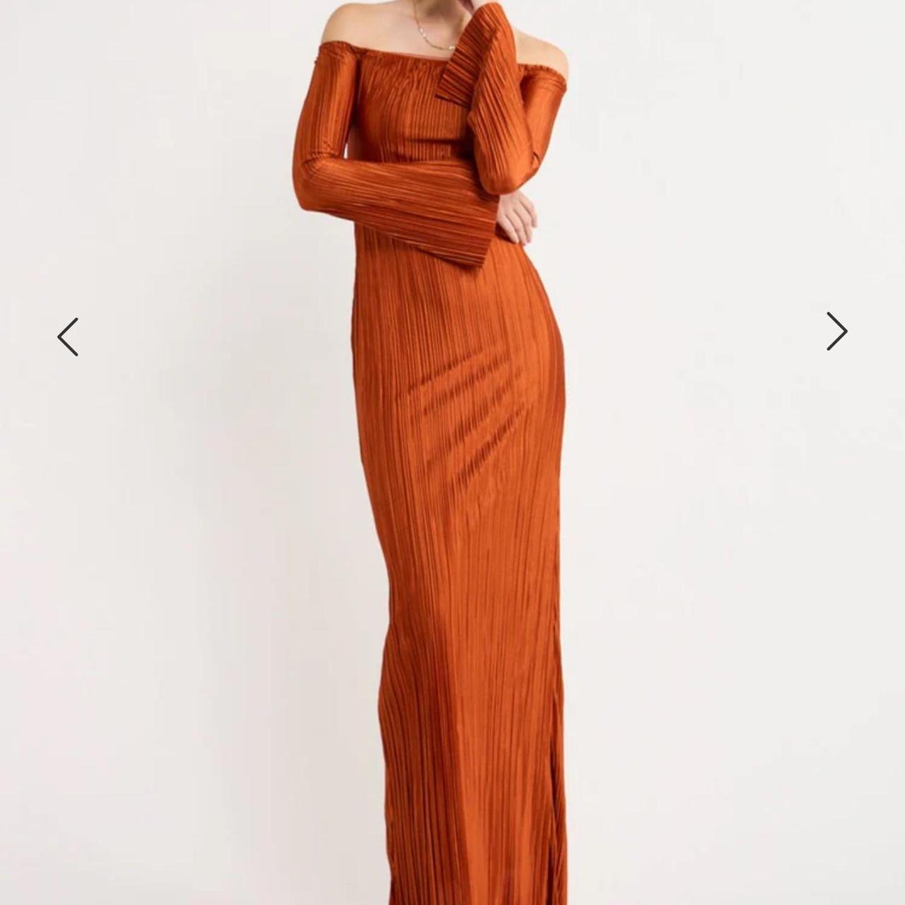 Tojha - Carrie Dress in Rust Size 8 Flattering off... - Depop