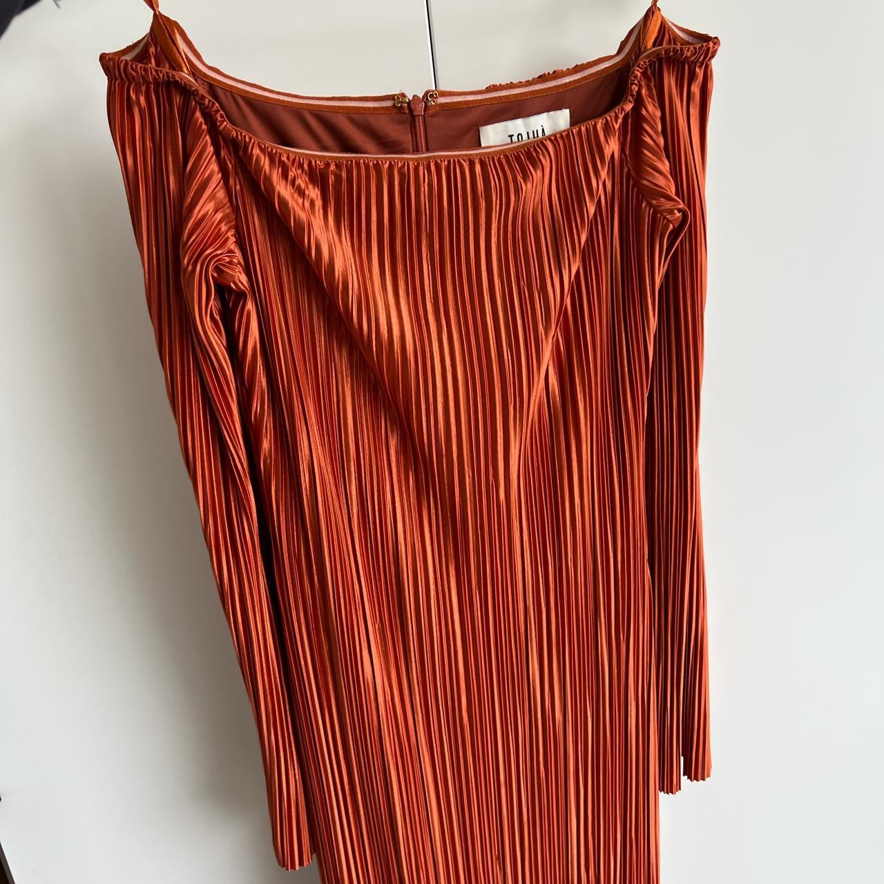 Tojha - Carrie Dress in Rust Size 8 Flattering off... - Depop