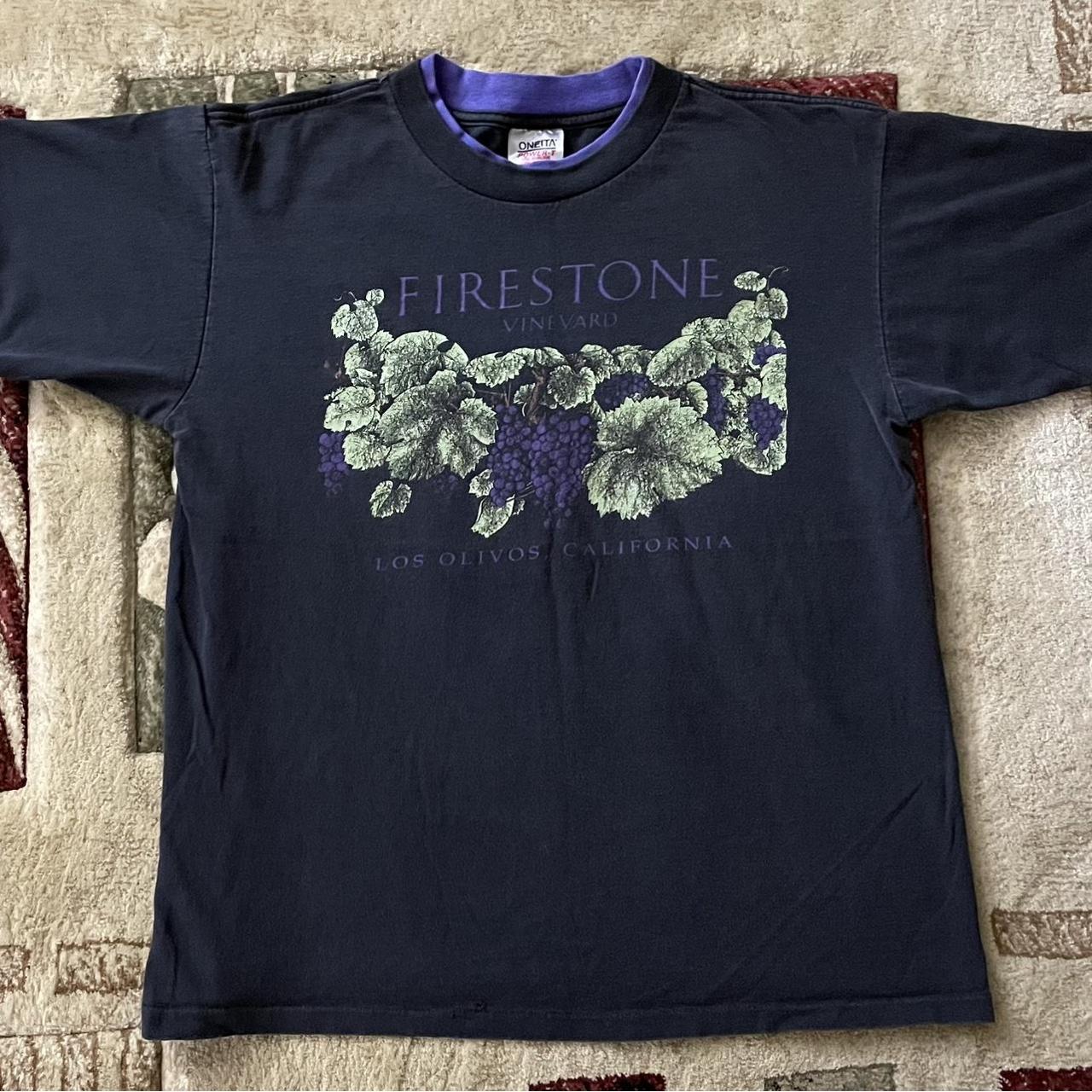 Firestone Vineyard Tshirt Sz L 20 x 26 - Depop