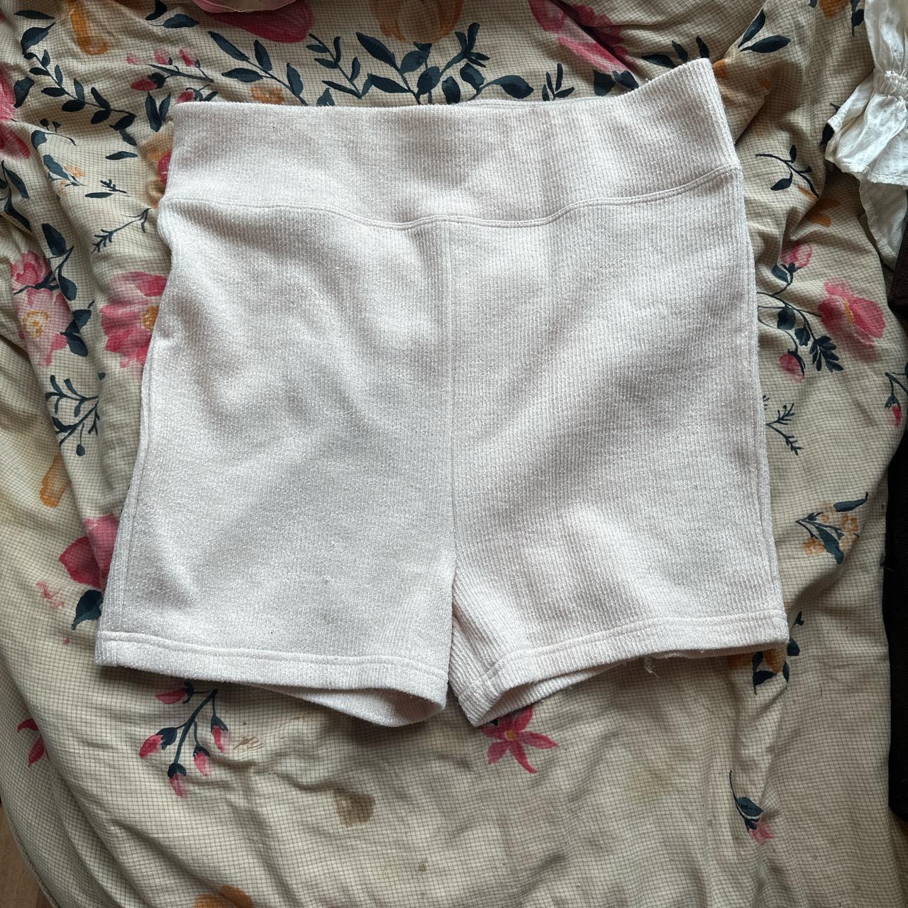 ASOS cream knit biker short / sleep short, so soft... - Depop