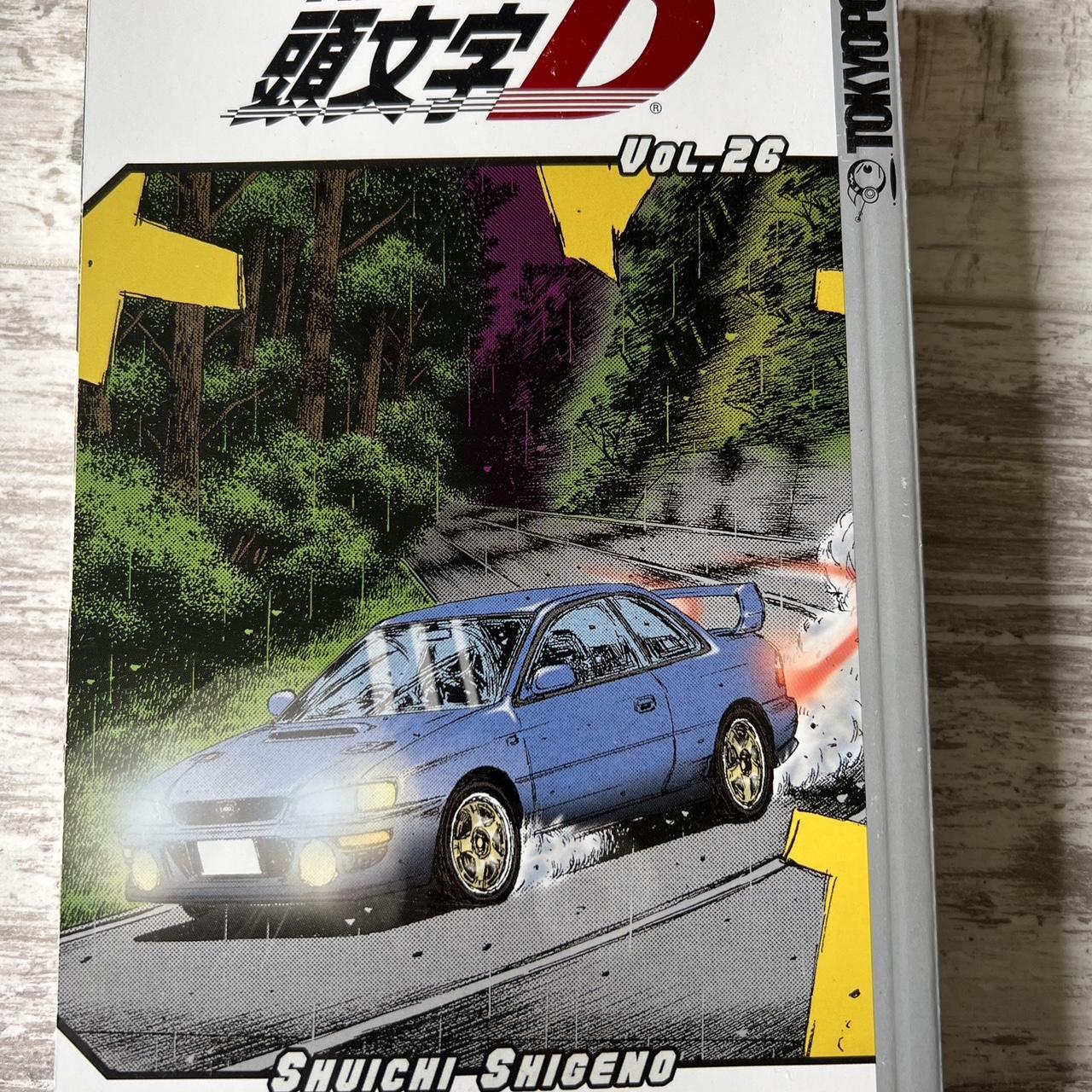Initial D vol 26 Manga Good condition, some slight... - Depop