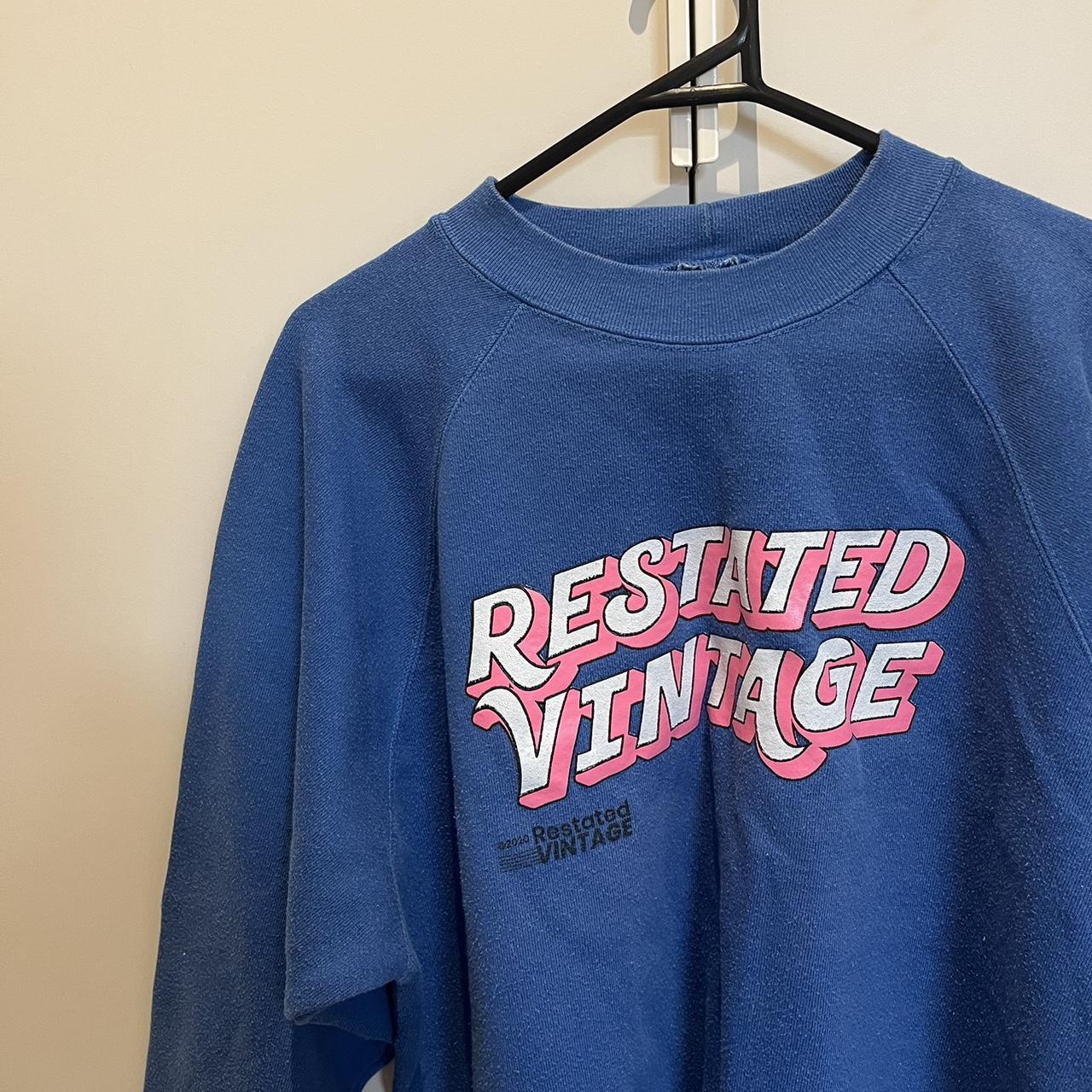 restated vintage reworked jumper perfect condition.... - Depop