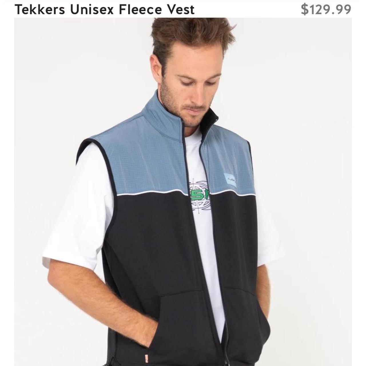 Rusty unisex vest - size small worn once, basically... - Depop