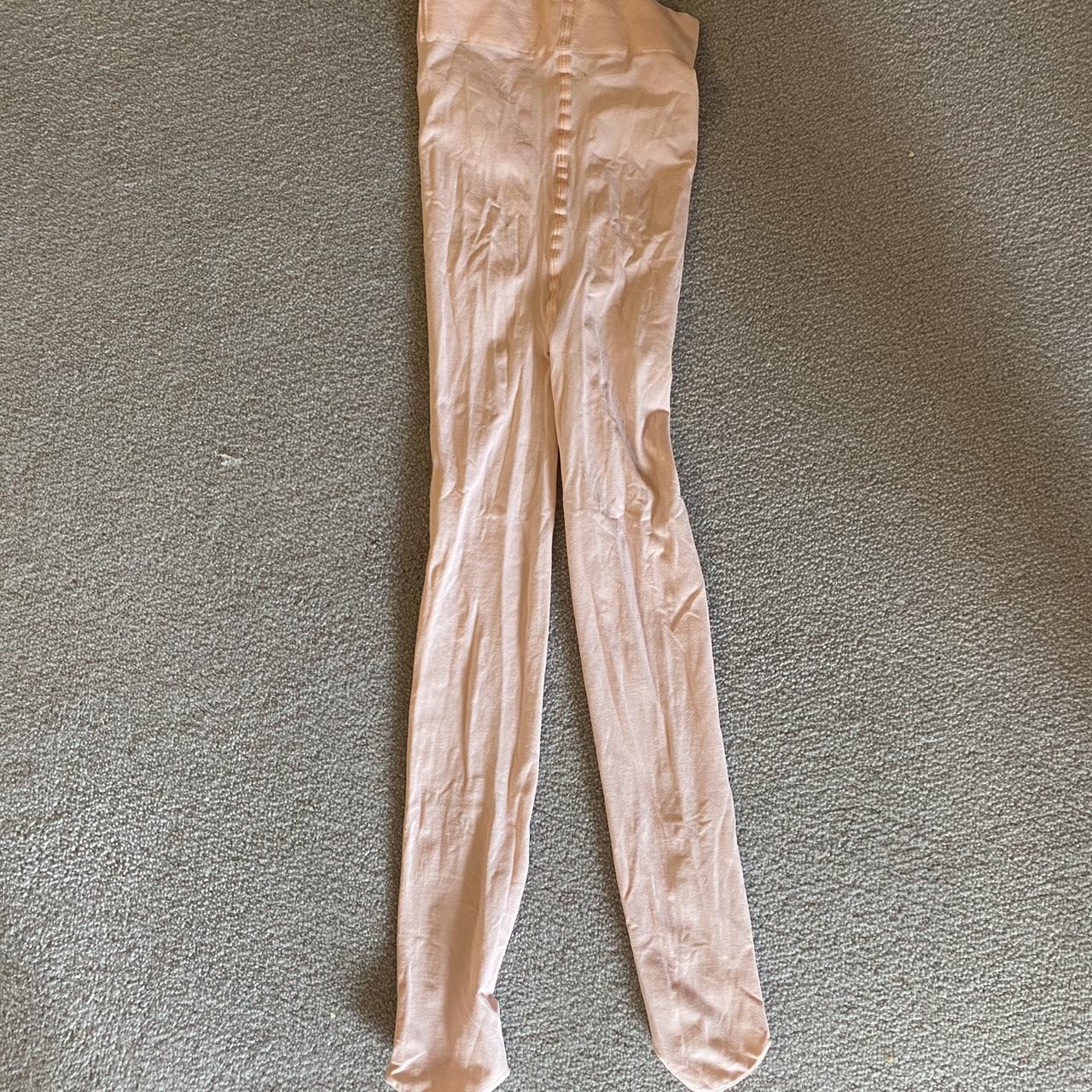 Pink ballet tights Size : Child Large Brand :... - Depop