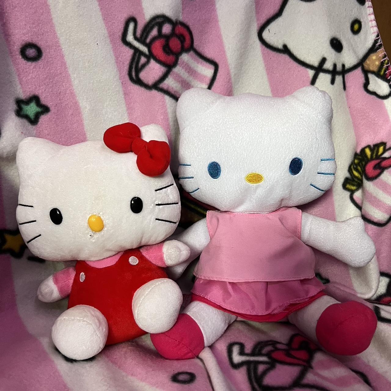 Hello Kitty + My Melody plush bundle !! ... - Depop