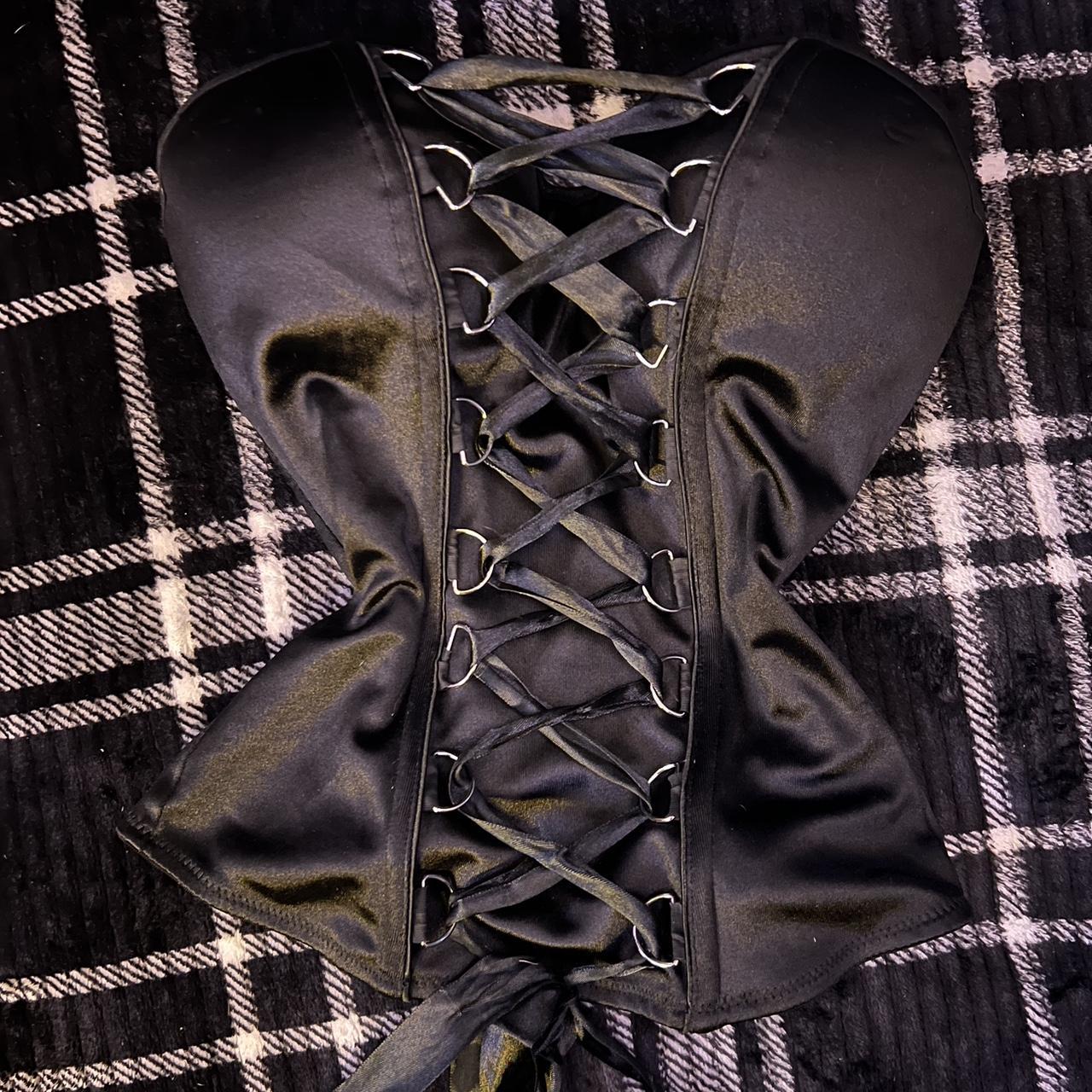 Black Spirit Halloween corset ⧾ sized M ⧾ OFFERS... - Depop