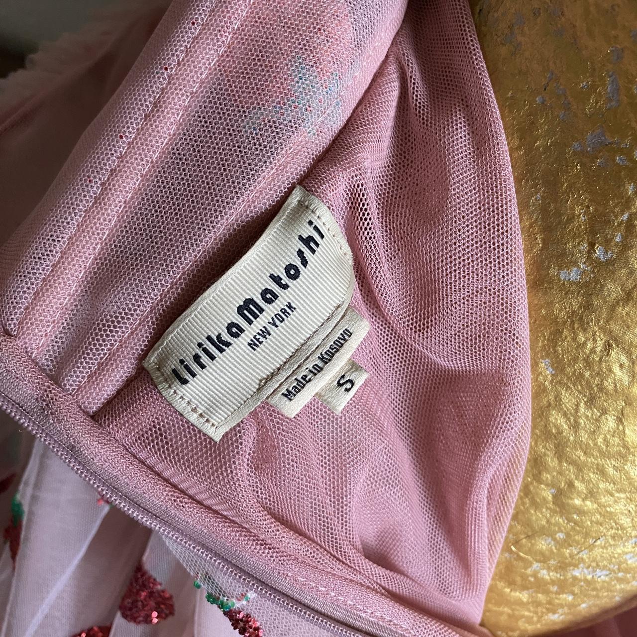 The iconic viral Lirika Matoshi Strawberry dress in... - Depop